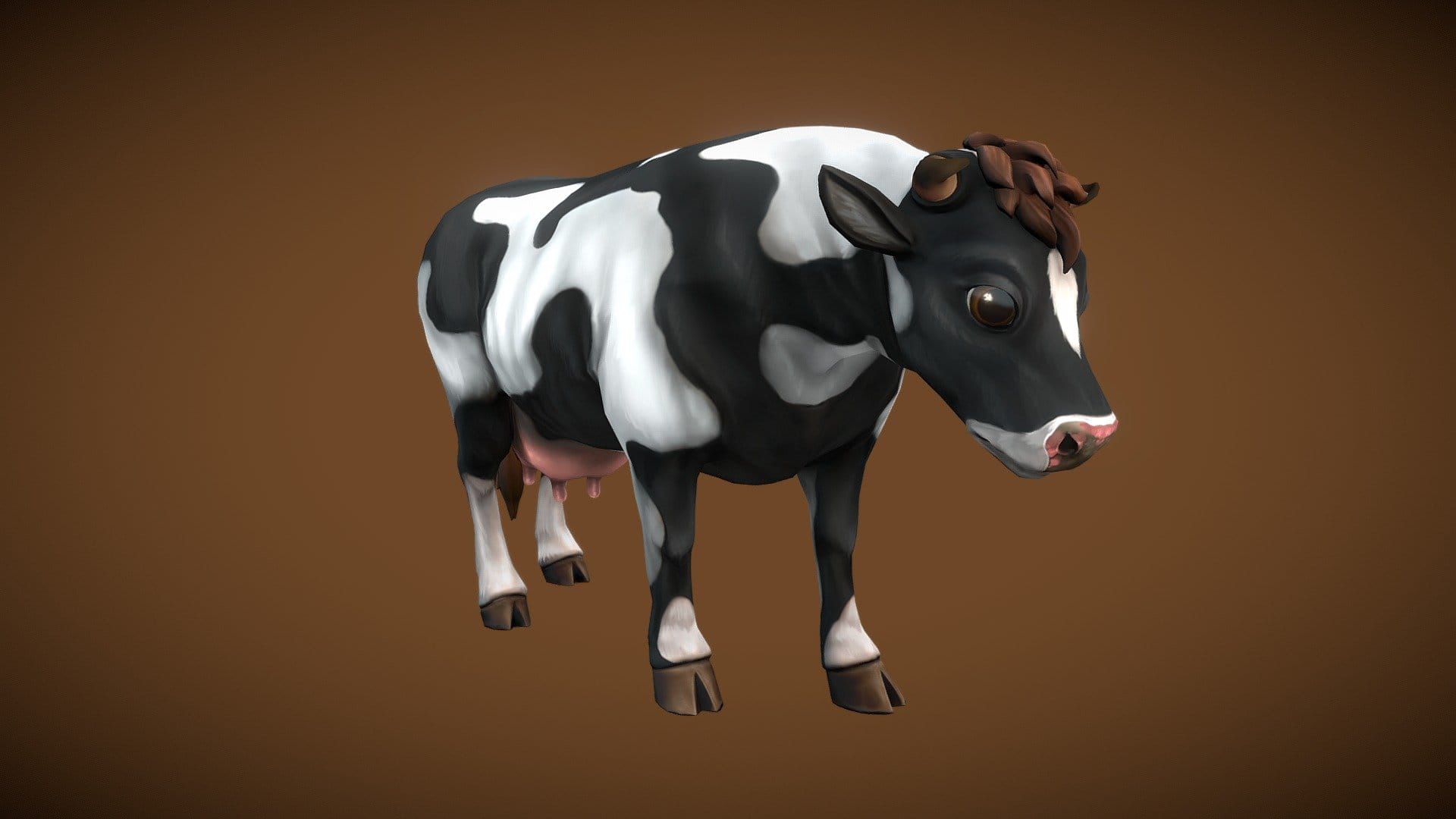 Stylized Cow - OPEN3DSEA