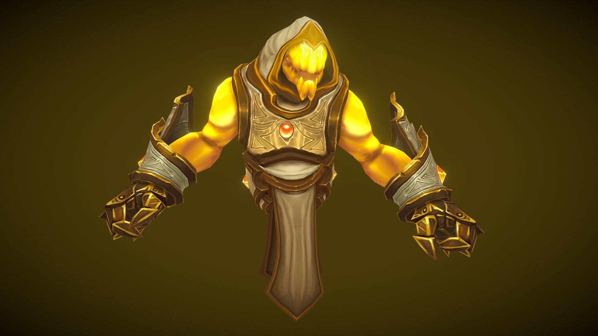 Stylized Fantasy Holy Elemental 3D Model Download - Game Ready Asset ...