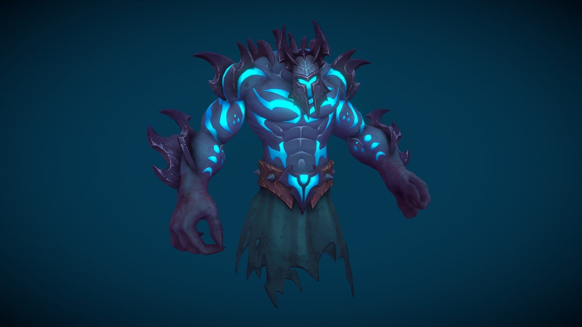 Stylized Fantasy Shadow Elemental - OPEN3DSEA