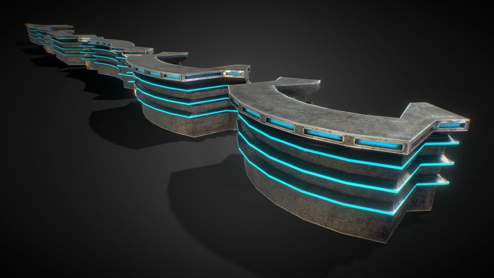 Bar - Canteen Tabern - Neon and metal Pack - OPEN3DSEA