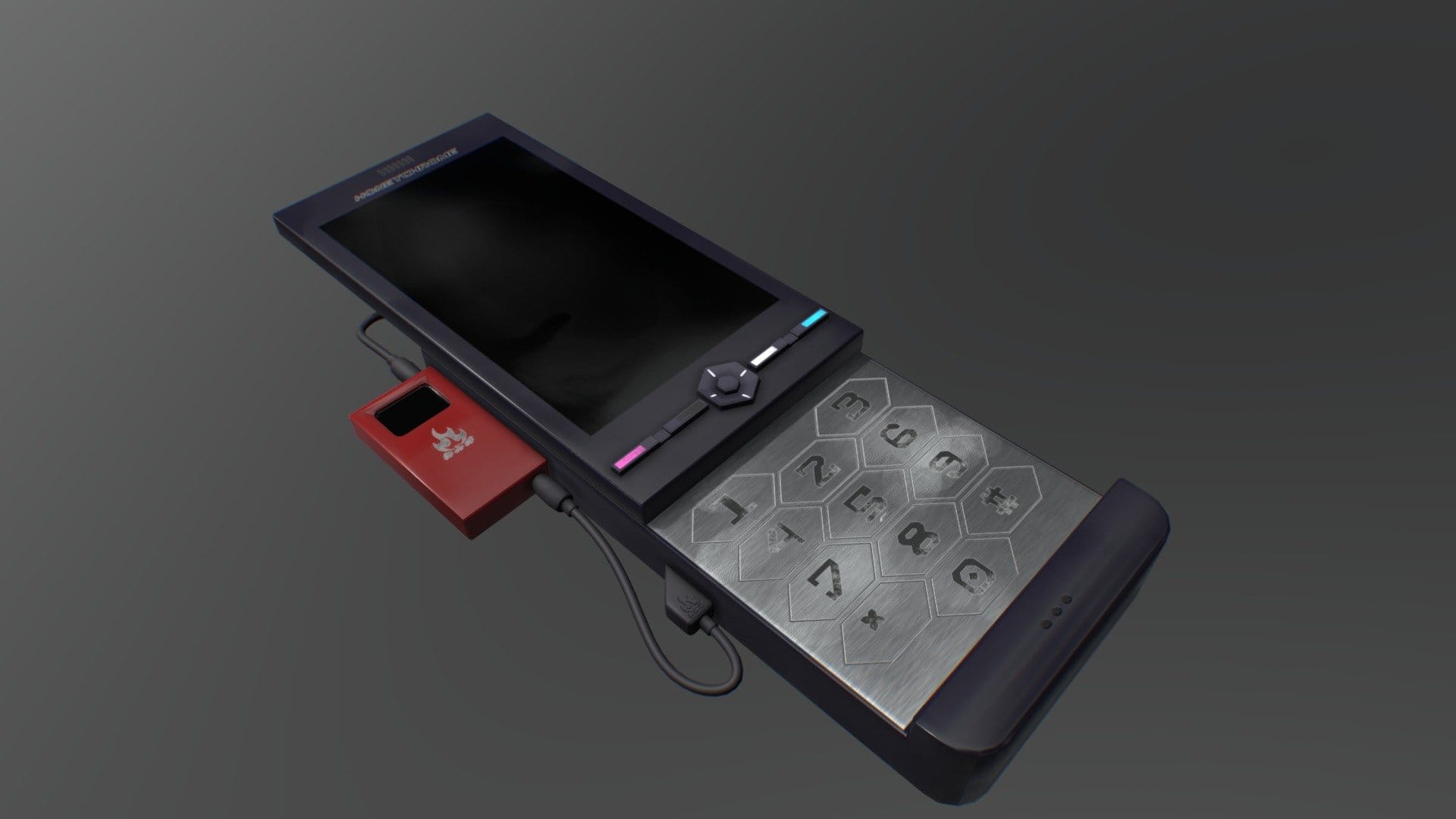 Cyberpunk Cell Phone - OPEN3DSEA