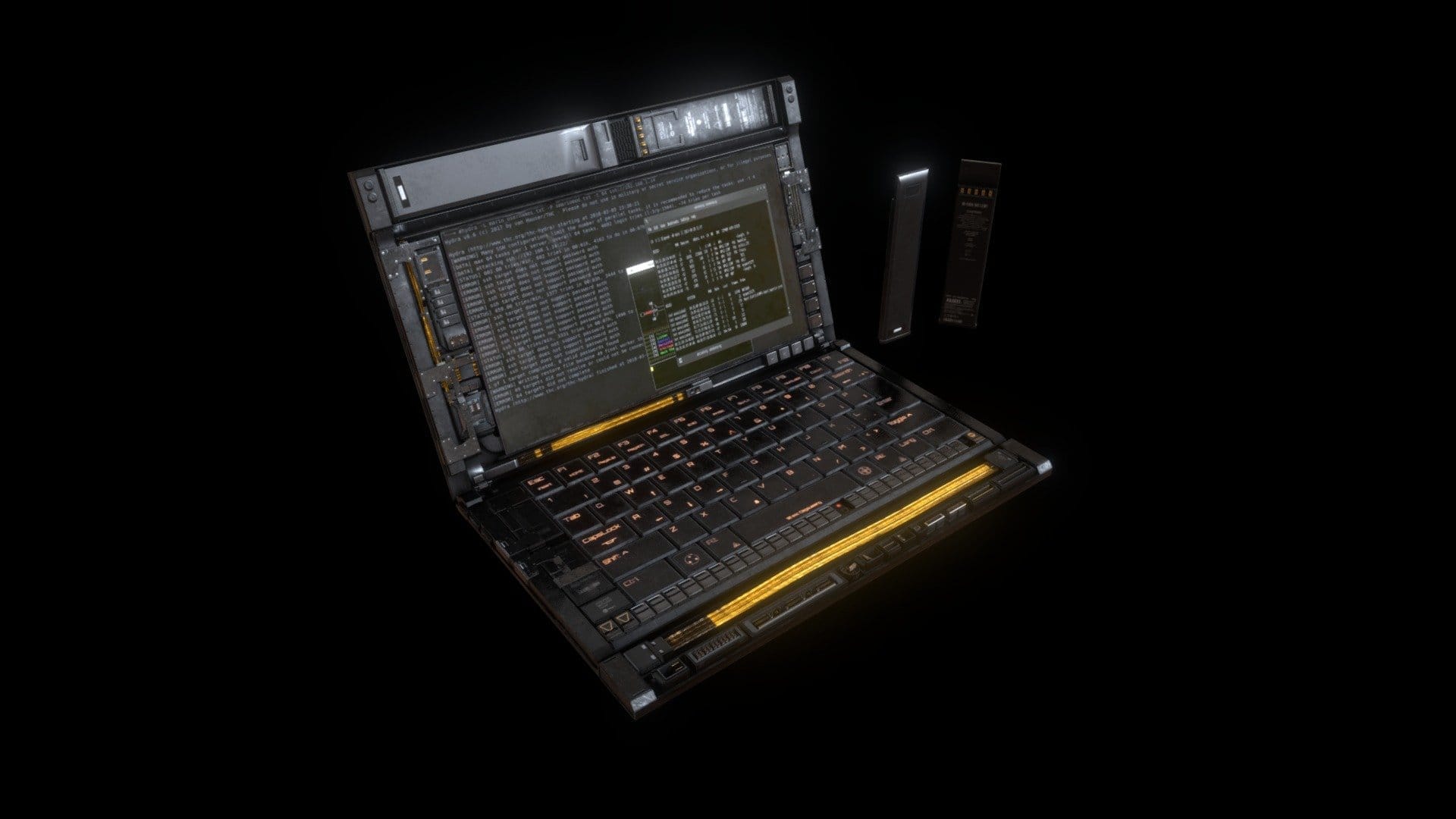 Cyberpunk Laptop Concept - OPEN3DSEA