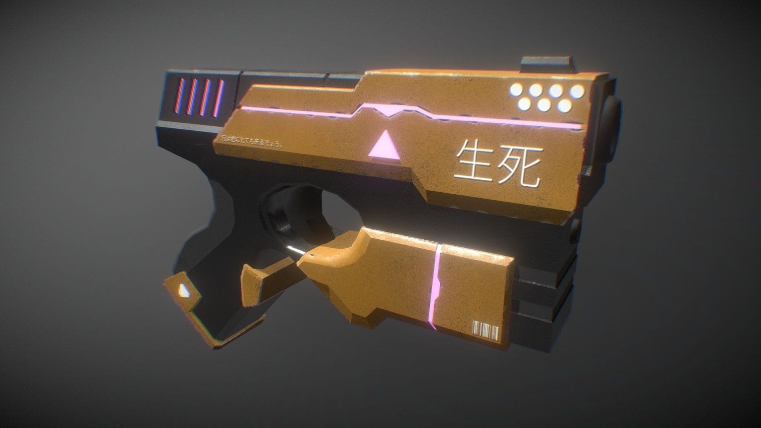 Cyberpunk Pistol - OPEN3DSEA