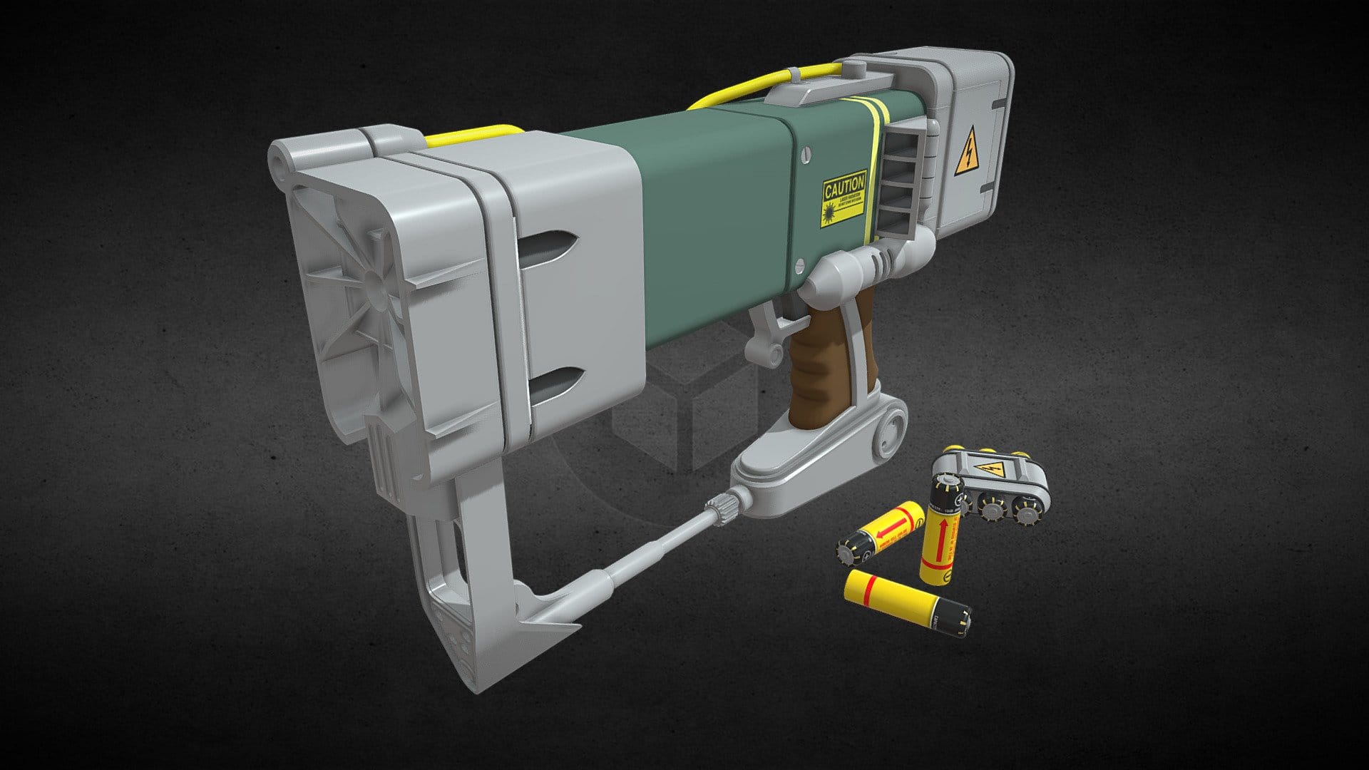 Fallout Laser Pistol - OPEN3DSEA