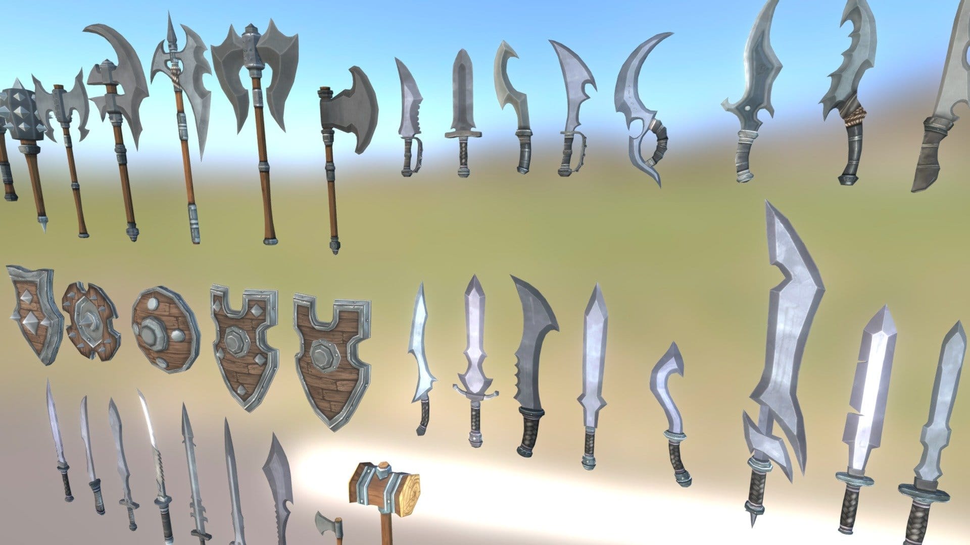 Fantasy Weapons Pack - OPEN3DSEA