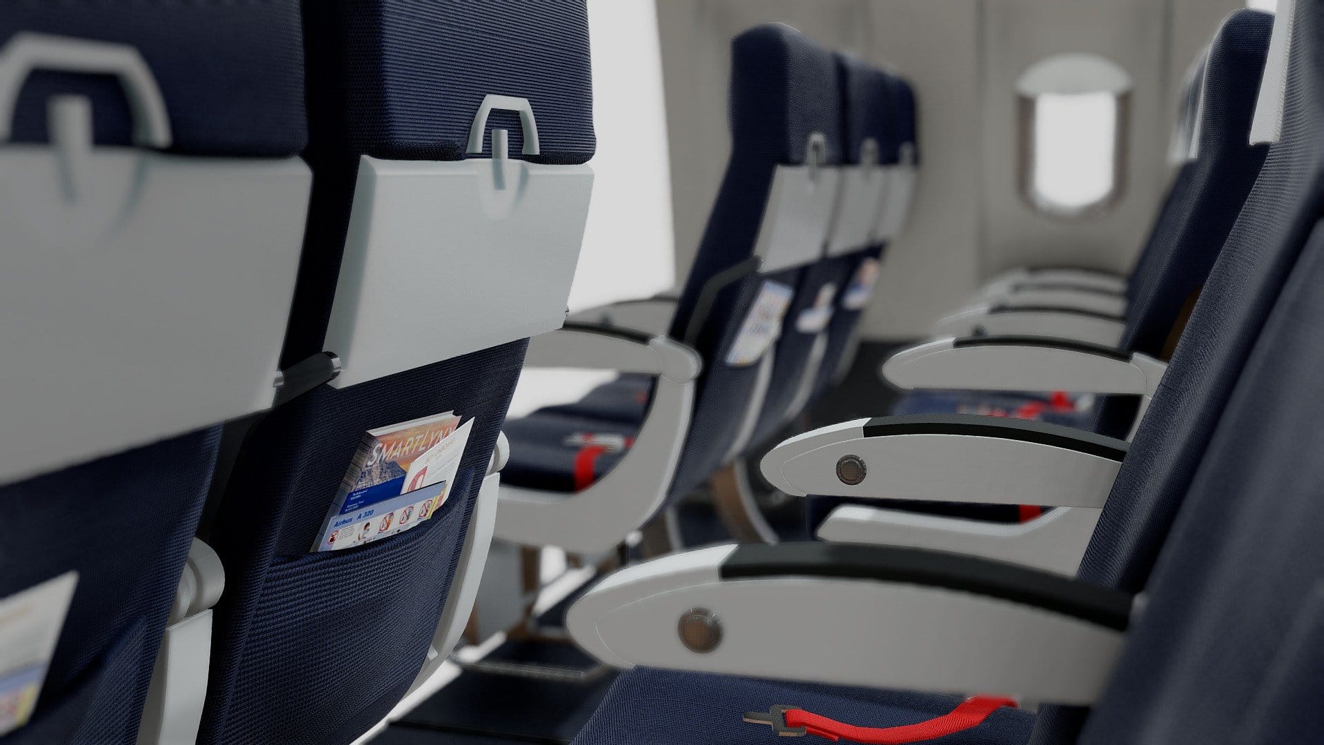 Airbus A320 Airplane Cabin - OPEN3DSEA