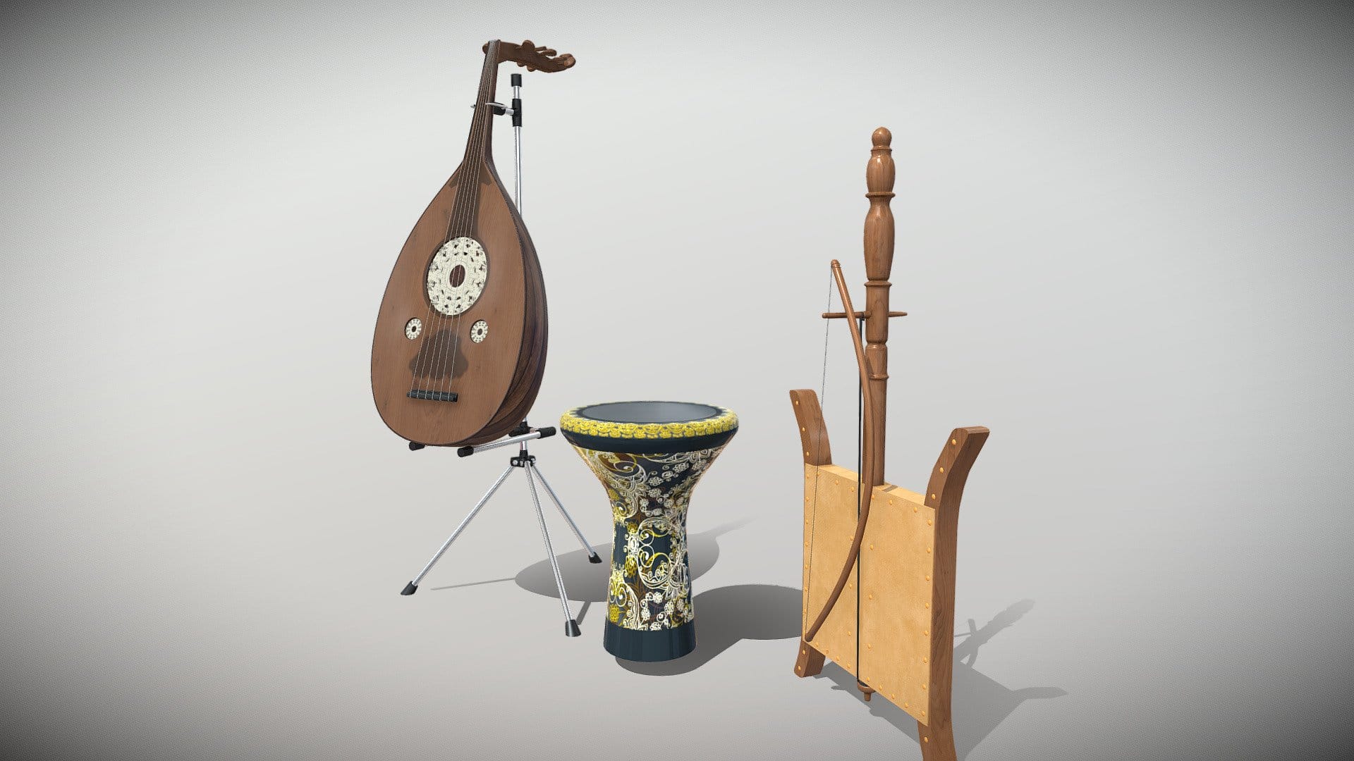 arabian musical instruments - OPEN3DSEA