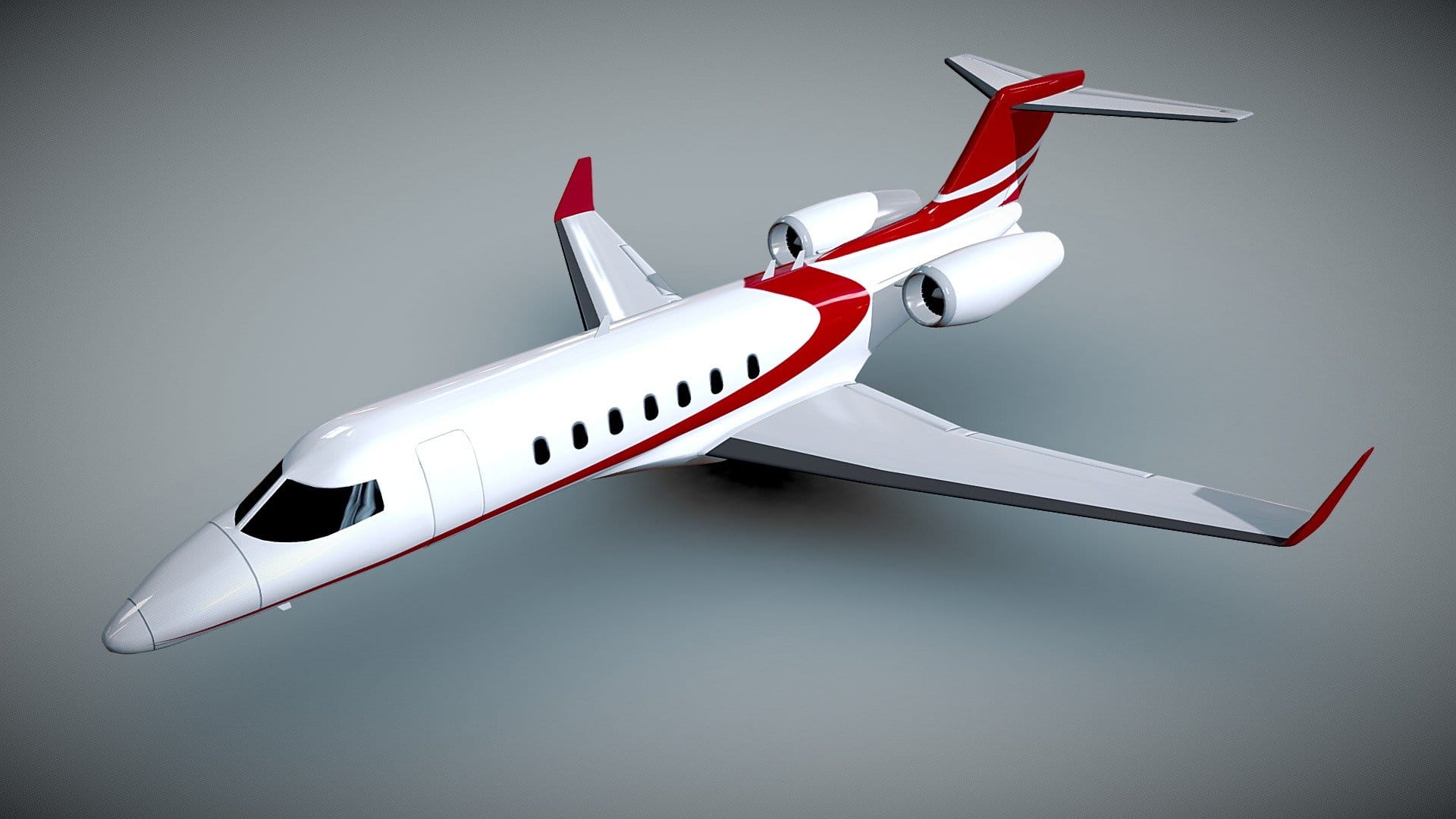 Bombardier Learjet 85 private jet - OPEN3DSEA