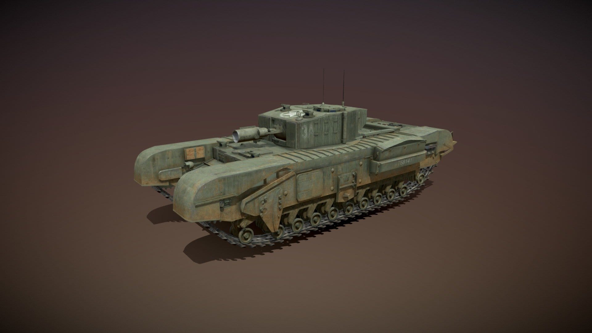 Churchill MK.III AVRE - 79 Armoured Division - OPEN3DSEA