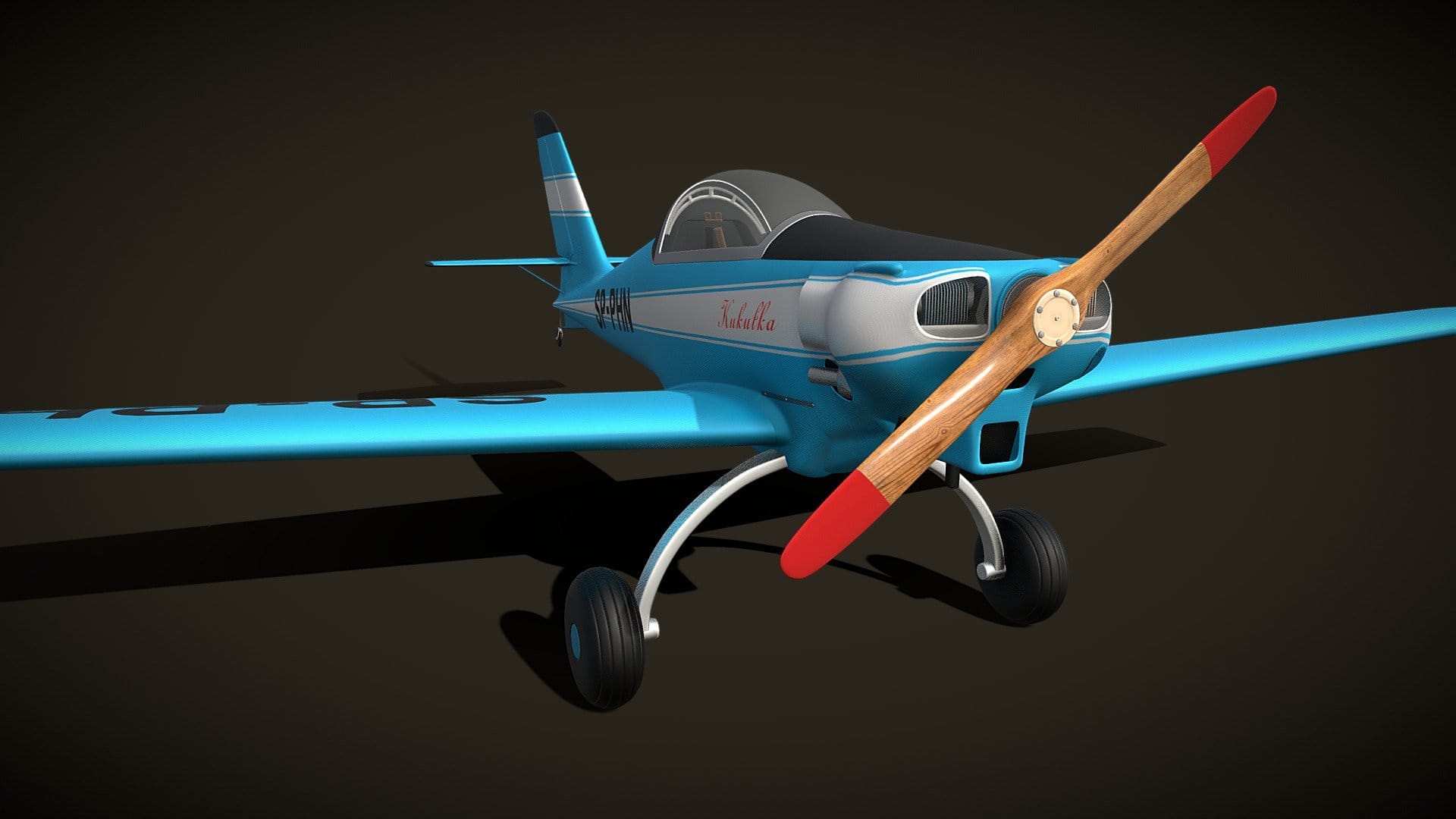 Kukułka Airplane - OPEN3DSEA