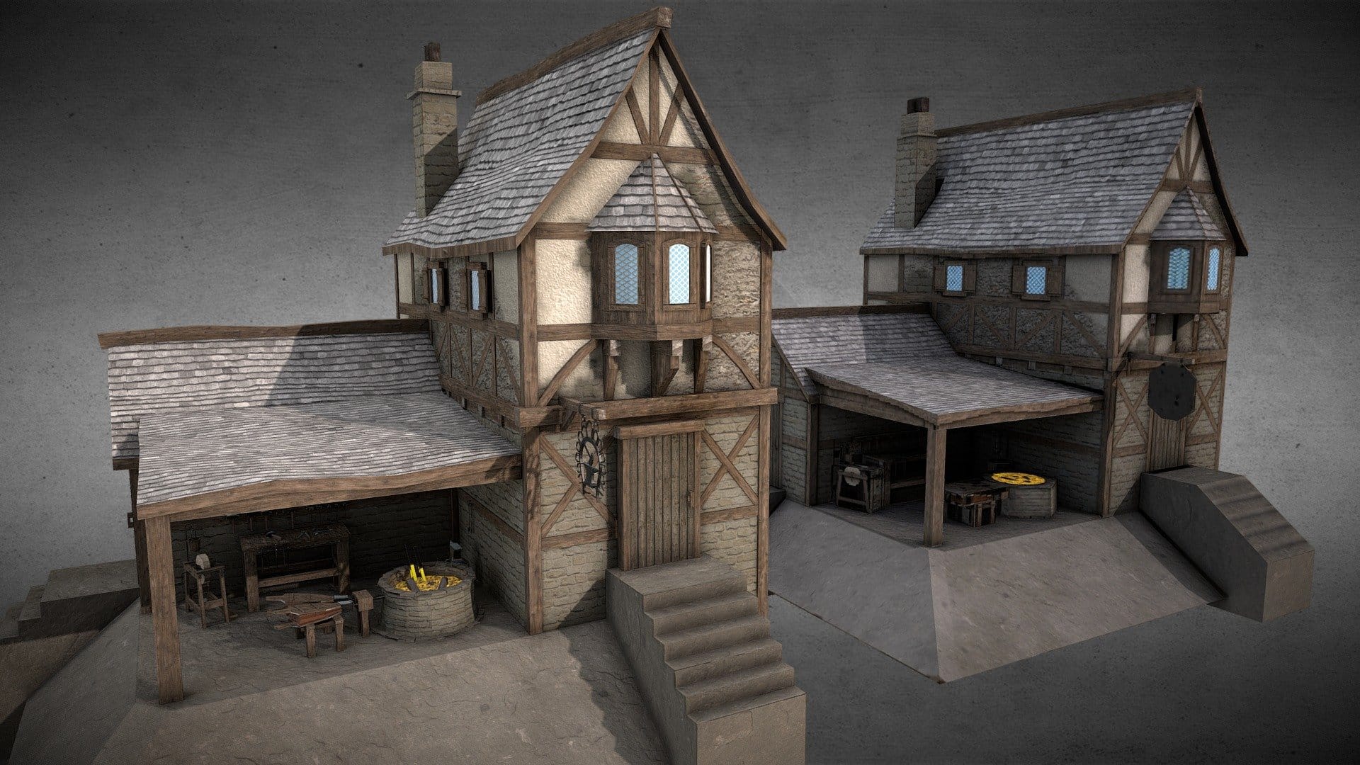 Medieval: Blacksmith - OPEN3DSEA