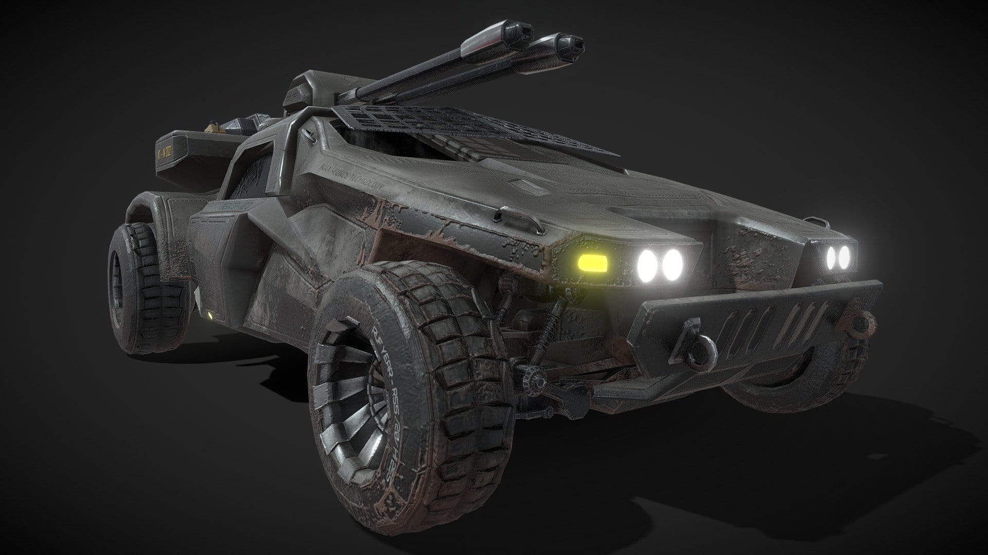 Predator LTA Military Vehicle - OPEN3DSEA