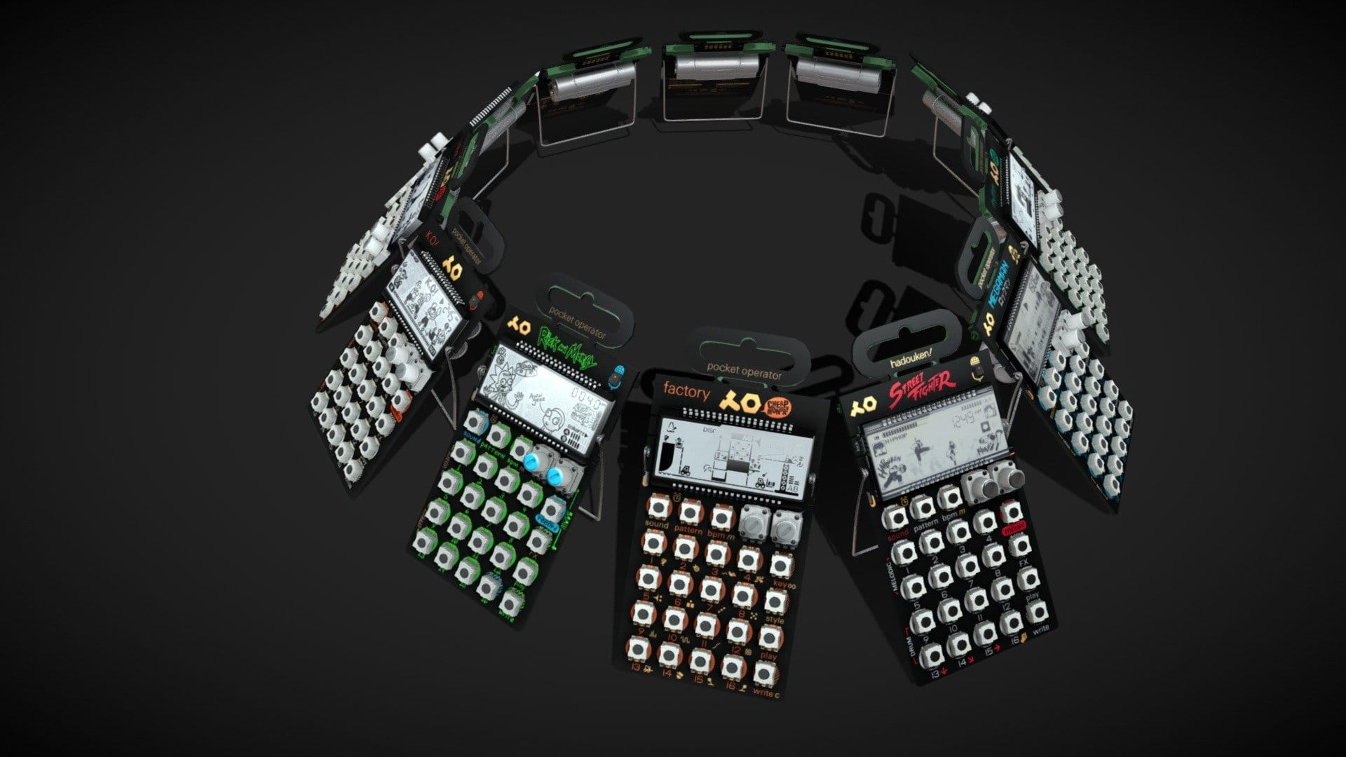 Teenage Engineering Pocket Operator Collection - OPEN3DSEA
