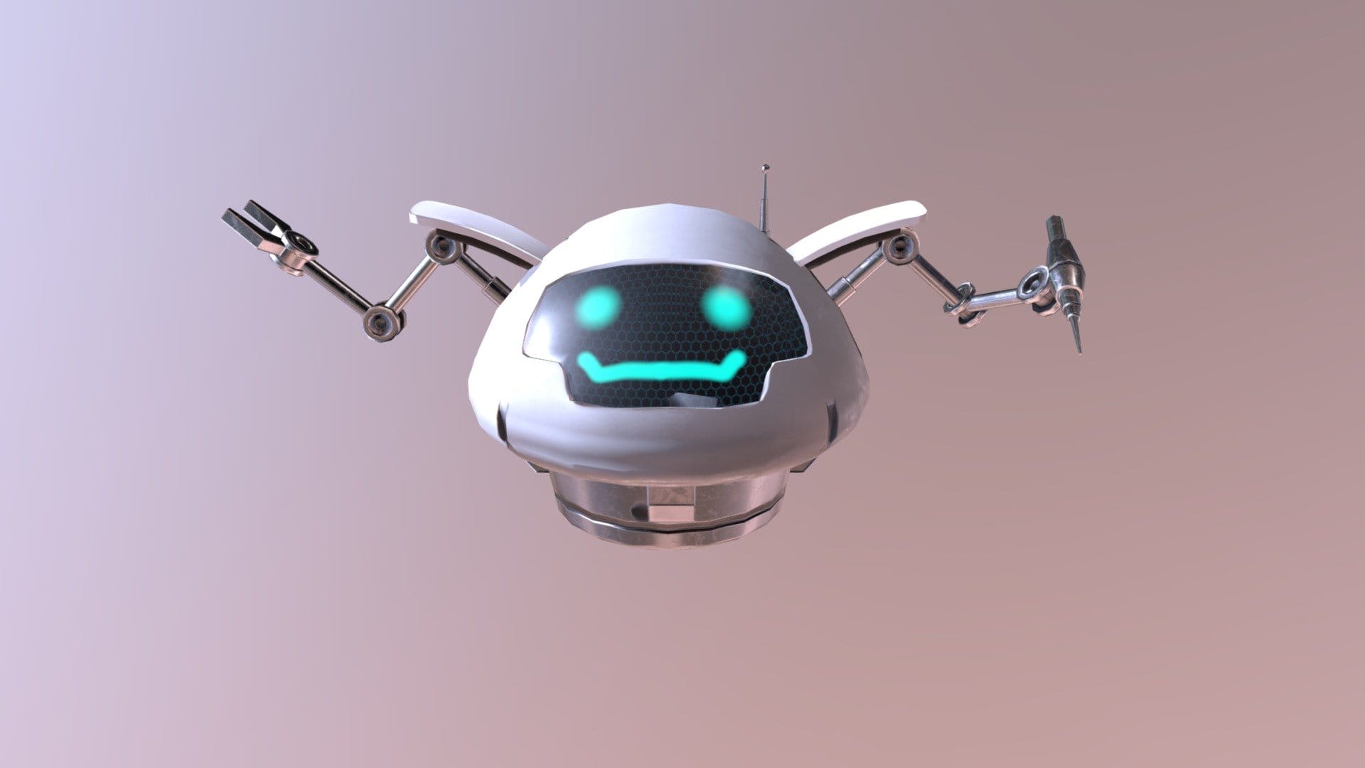 Worker Repair Mech Game Art & Animation 3D Model Download - Game Ready ...