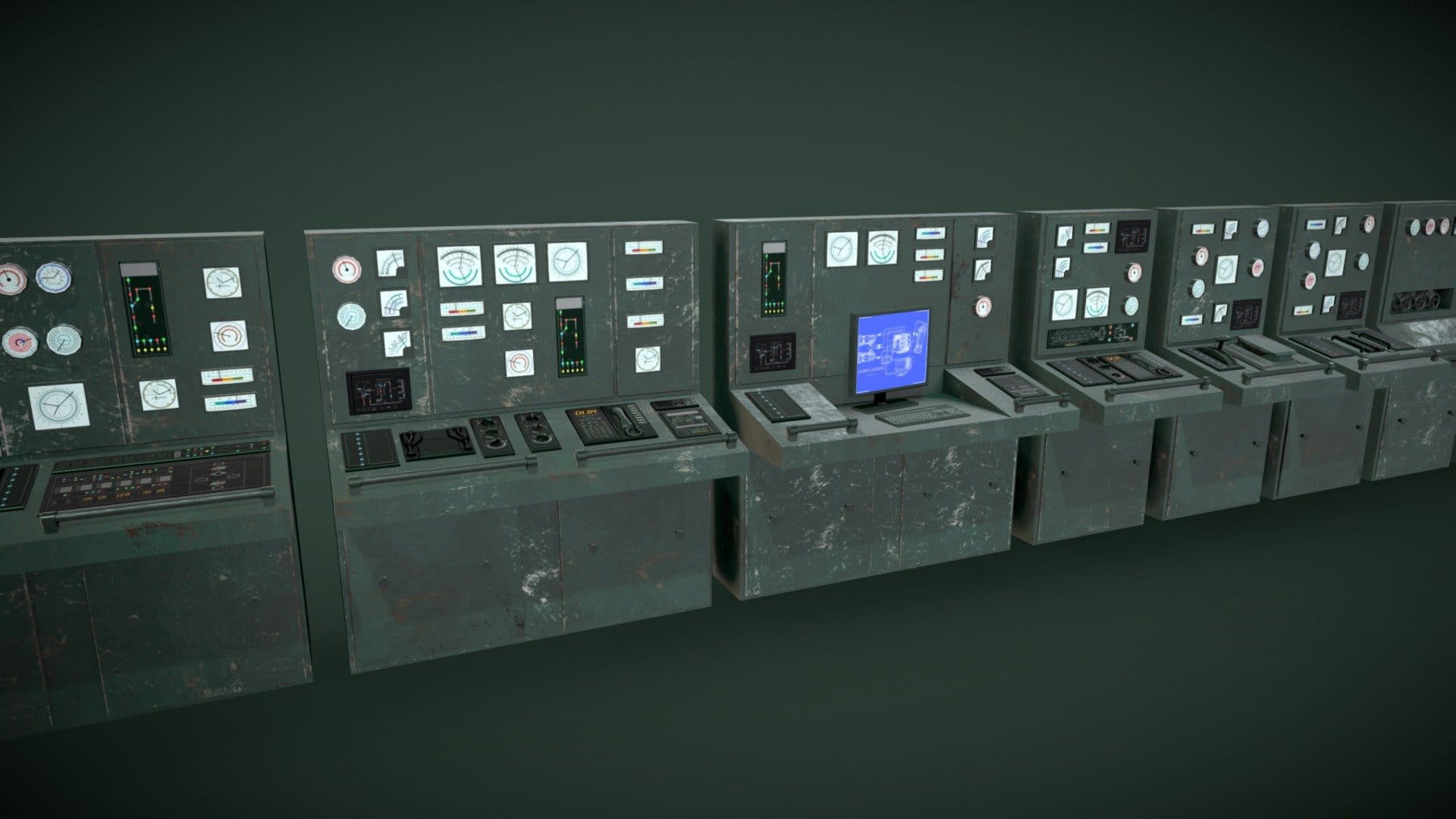 Command centre models - OPEN3DSEA
