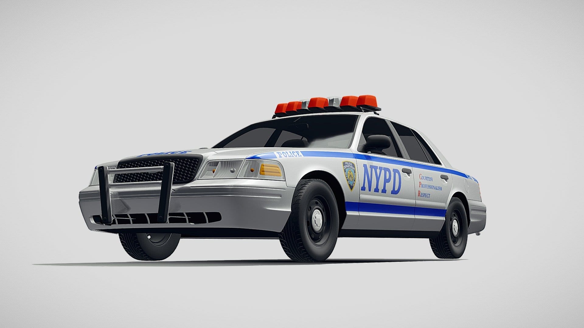 Crown Victoria Police Car 1998-2011 - OPEN3DSEA