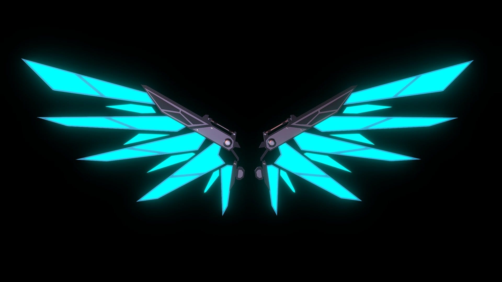 Mechanic Wing 3D Model Download - Game Ready Asset | Open3DSea