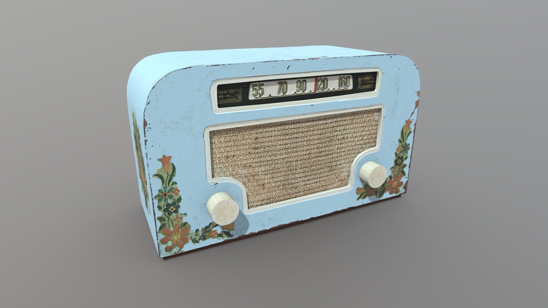 Radio (flower) - OPEN3DSEA