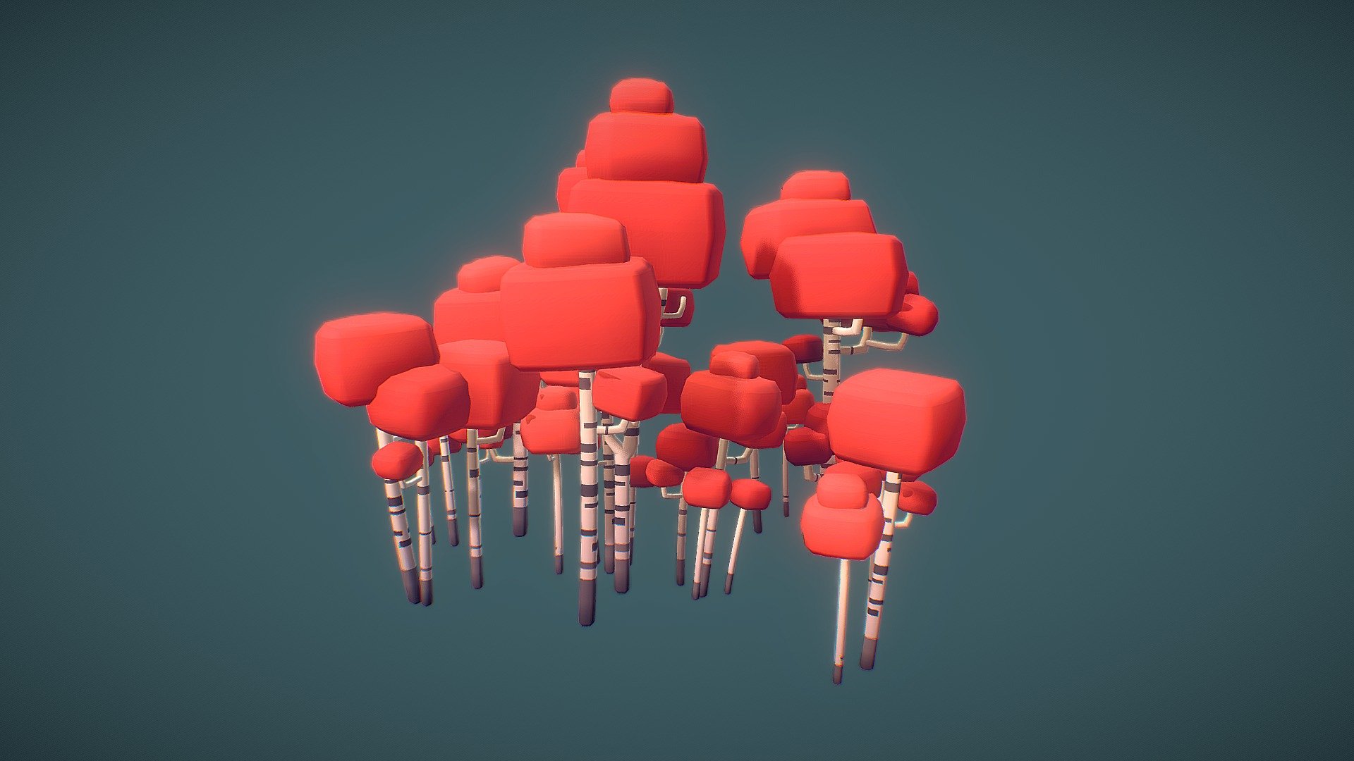 Birch Tree Set - Proto Series - OPEN3DSEA