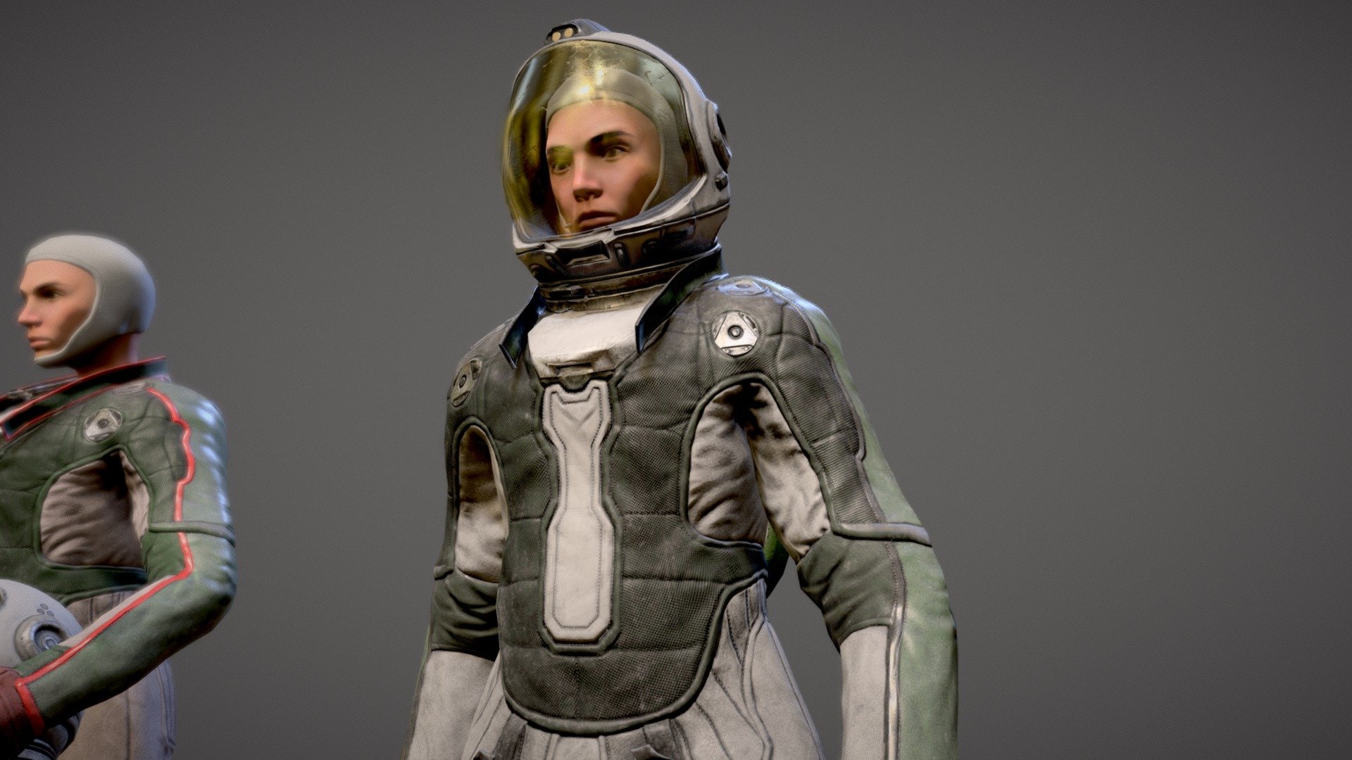Cosmonaut |Game-Ready| - OPEN3DSEA