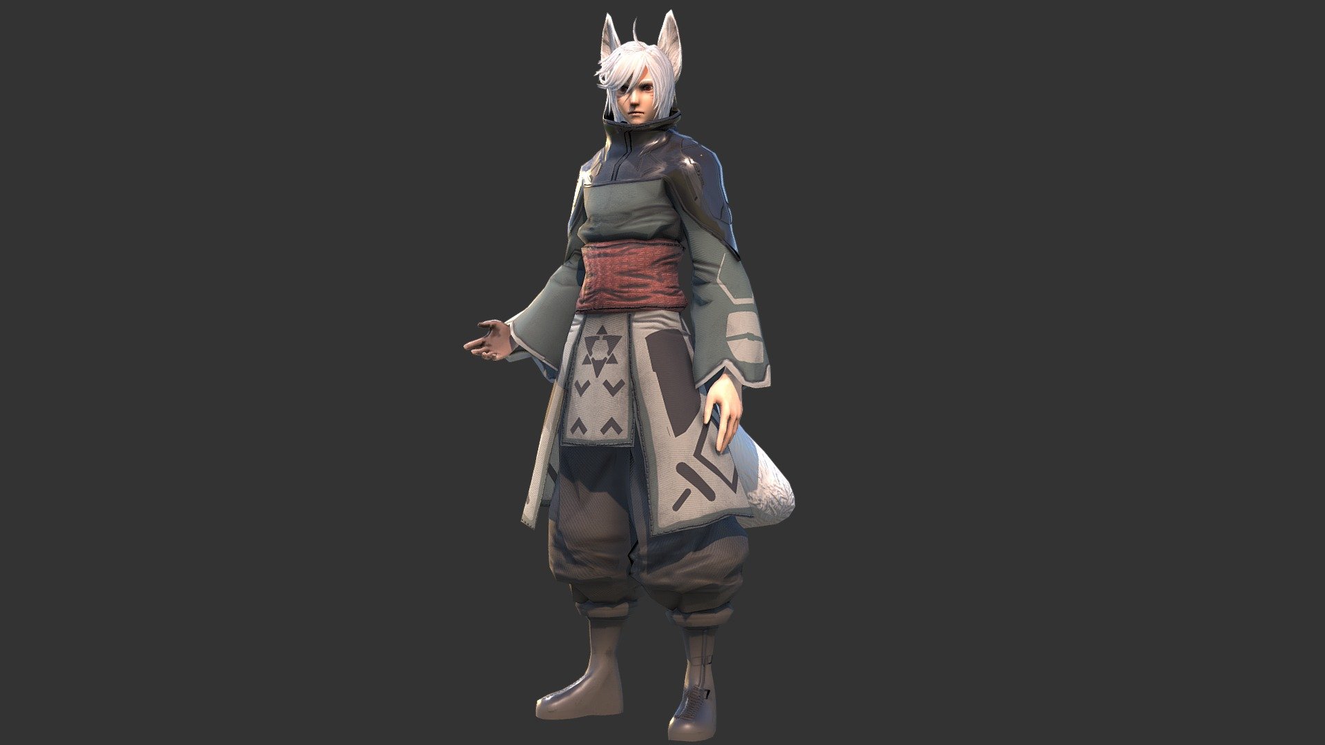 Gestalt (Character Modeling Test) 3D Model Download - Game Ready Asset ...