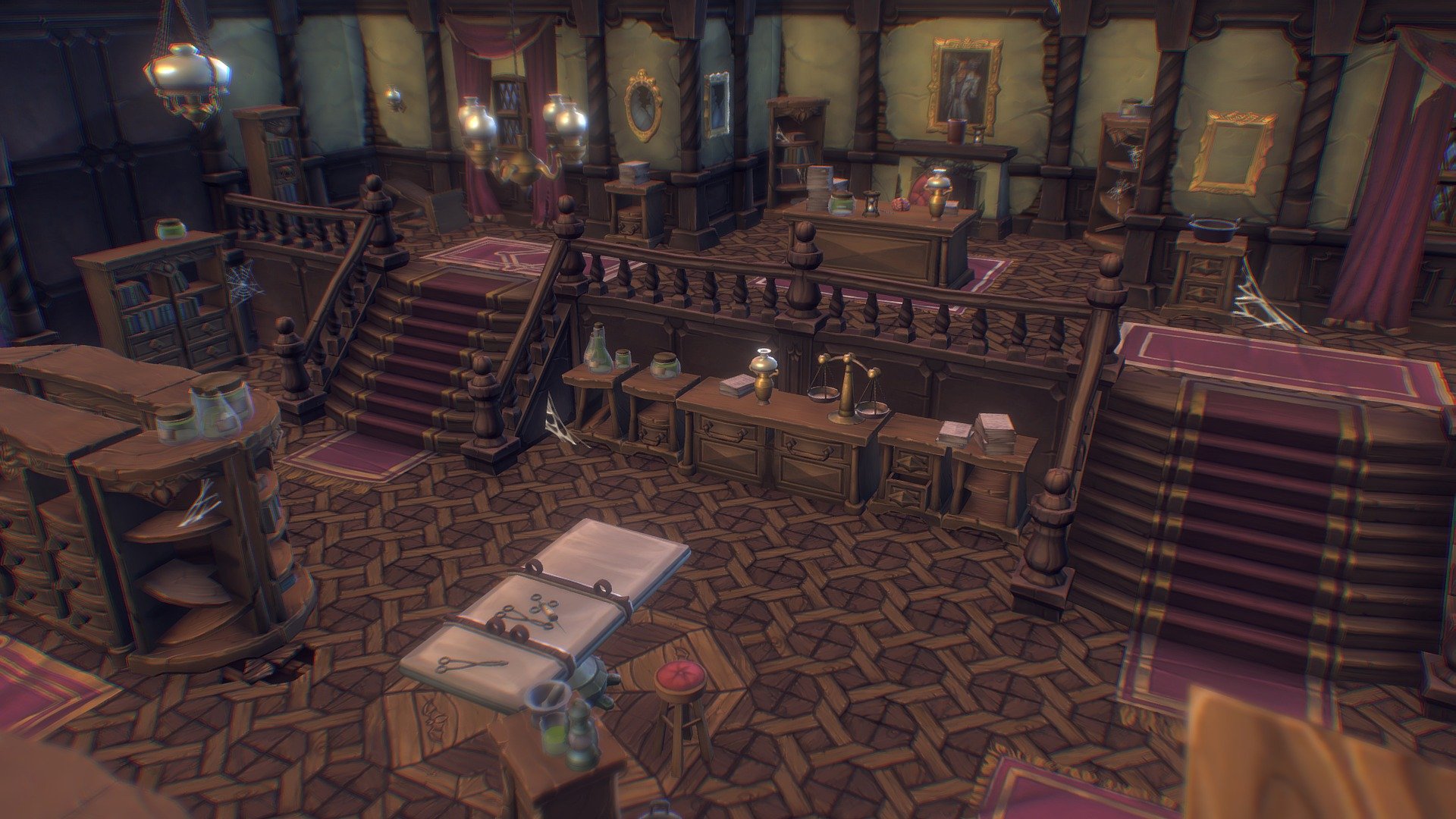 Haunted Mansion Set - OPEN3DSEA