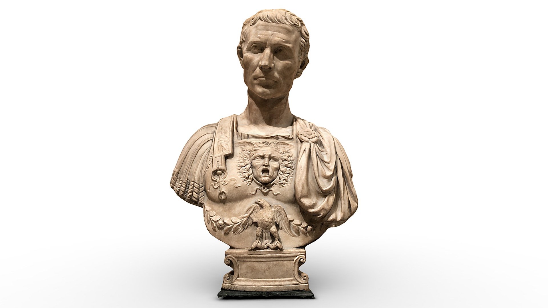 Julius Caesar marble bust - OPEN3DSEA