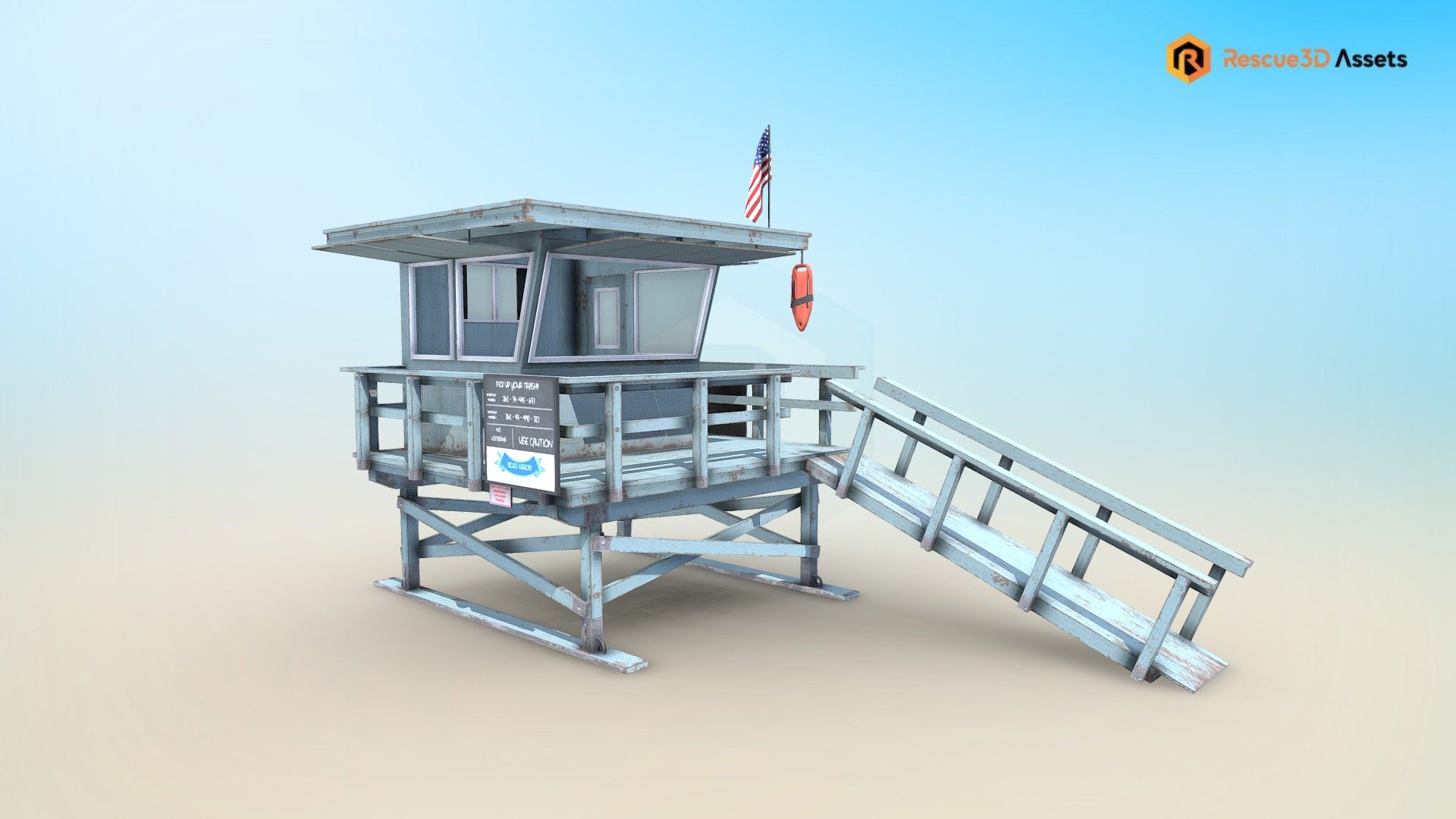 Lifeguard Station - OPEN3DSEA