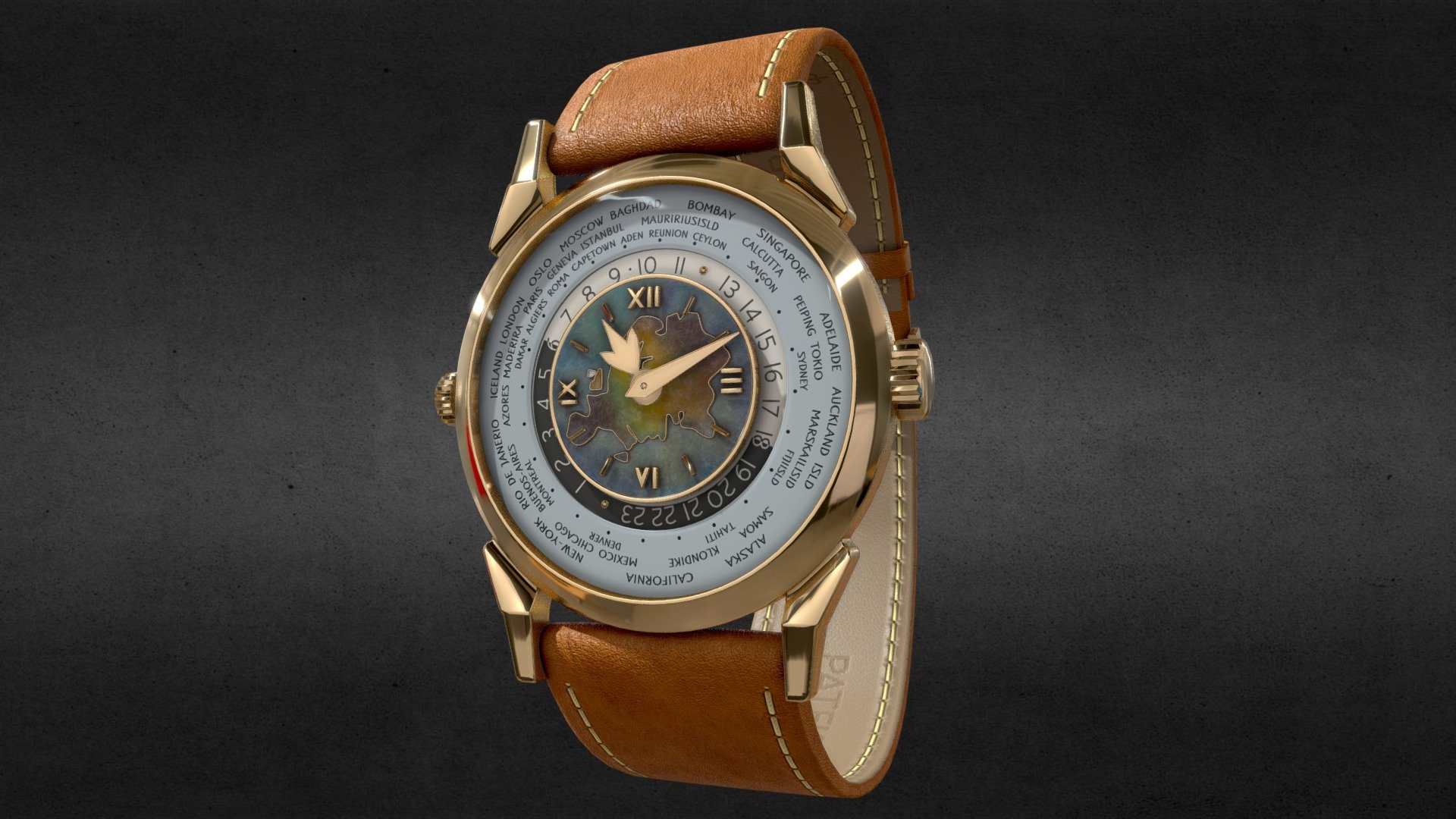 Patek Philippe Two-Crown Worldtime - OPEN3DSEA