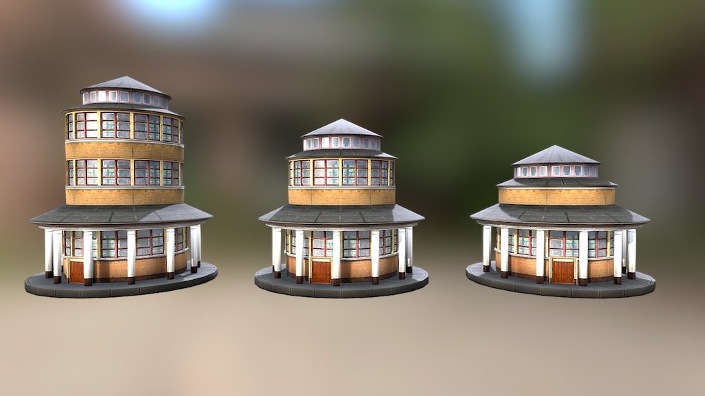Round Buildings - OPEN3DSEA