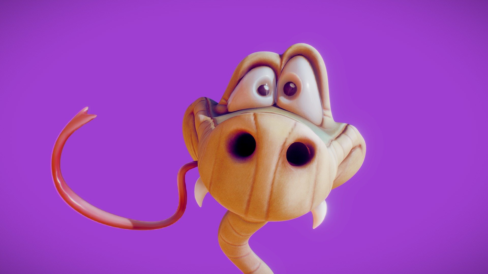 Snake Toon - OPEN3DSEA