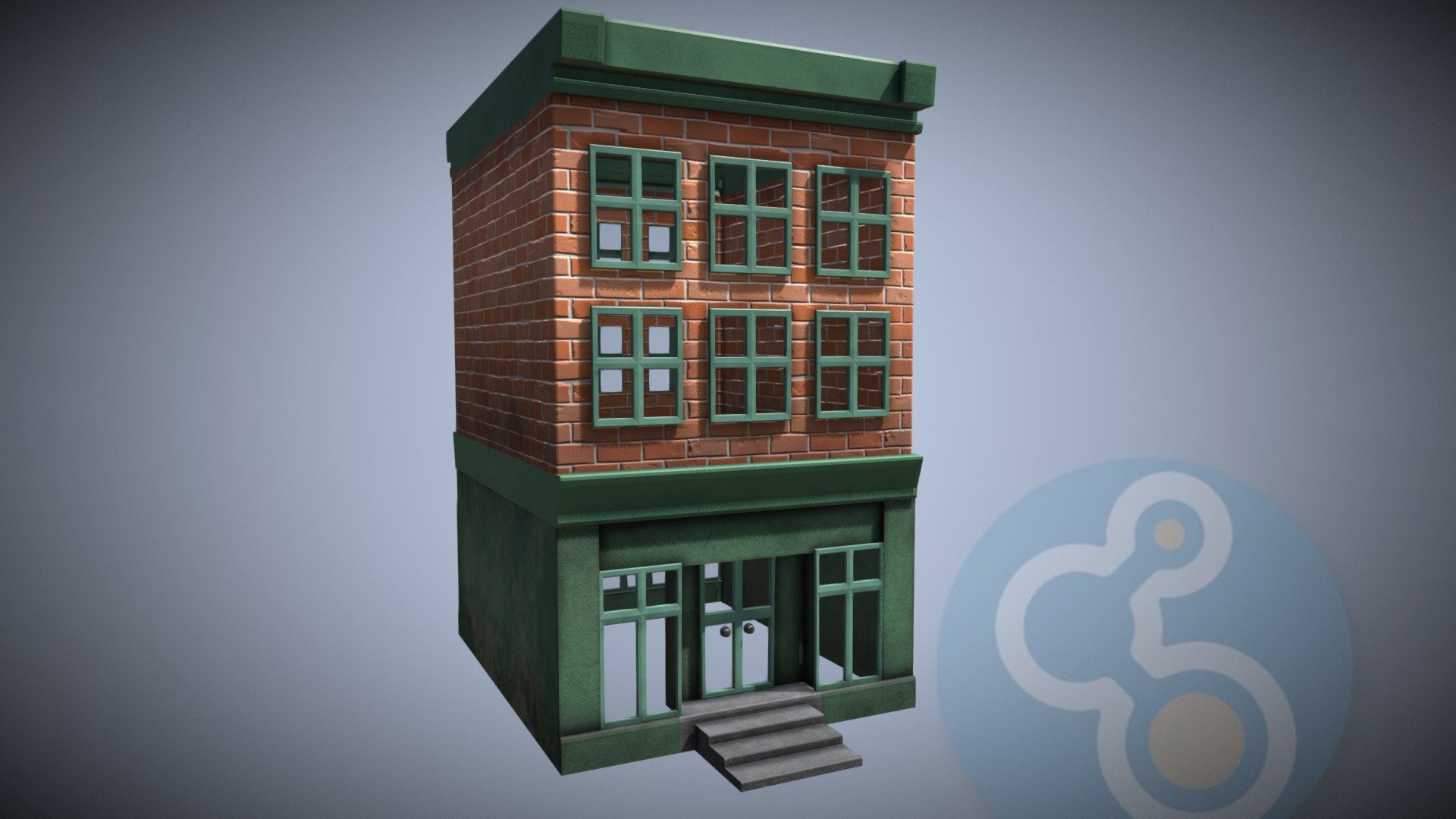 Stylized Building 02 - OPEN3DSEA