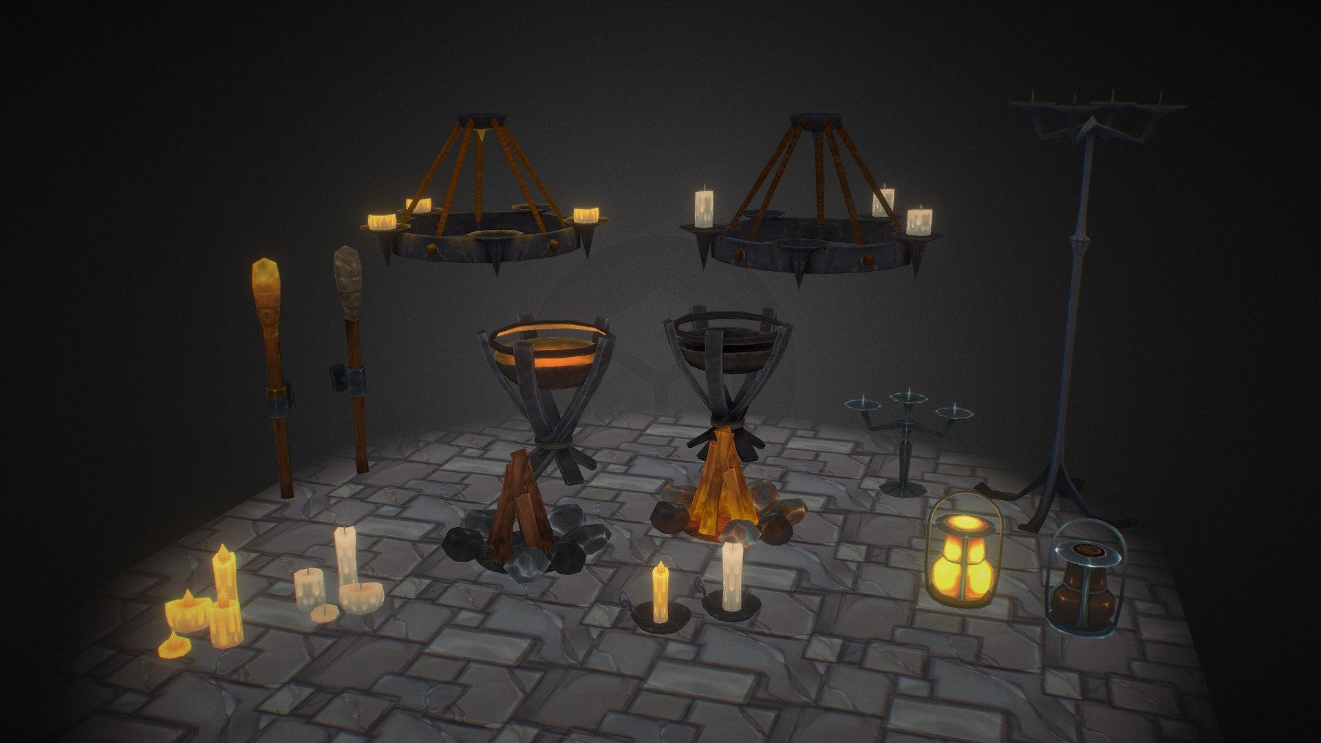 Stylized Light Sources - OPEN3DSEA