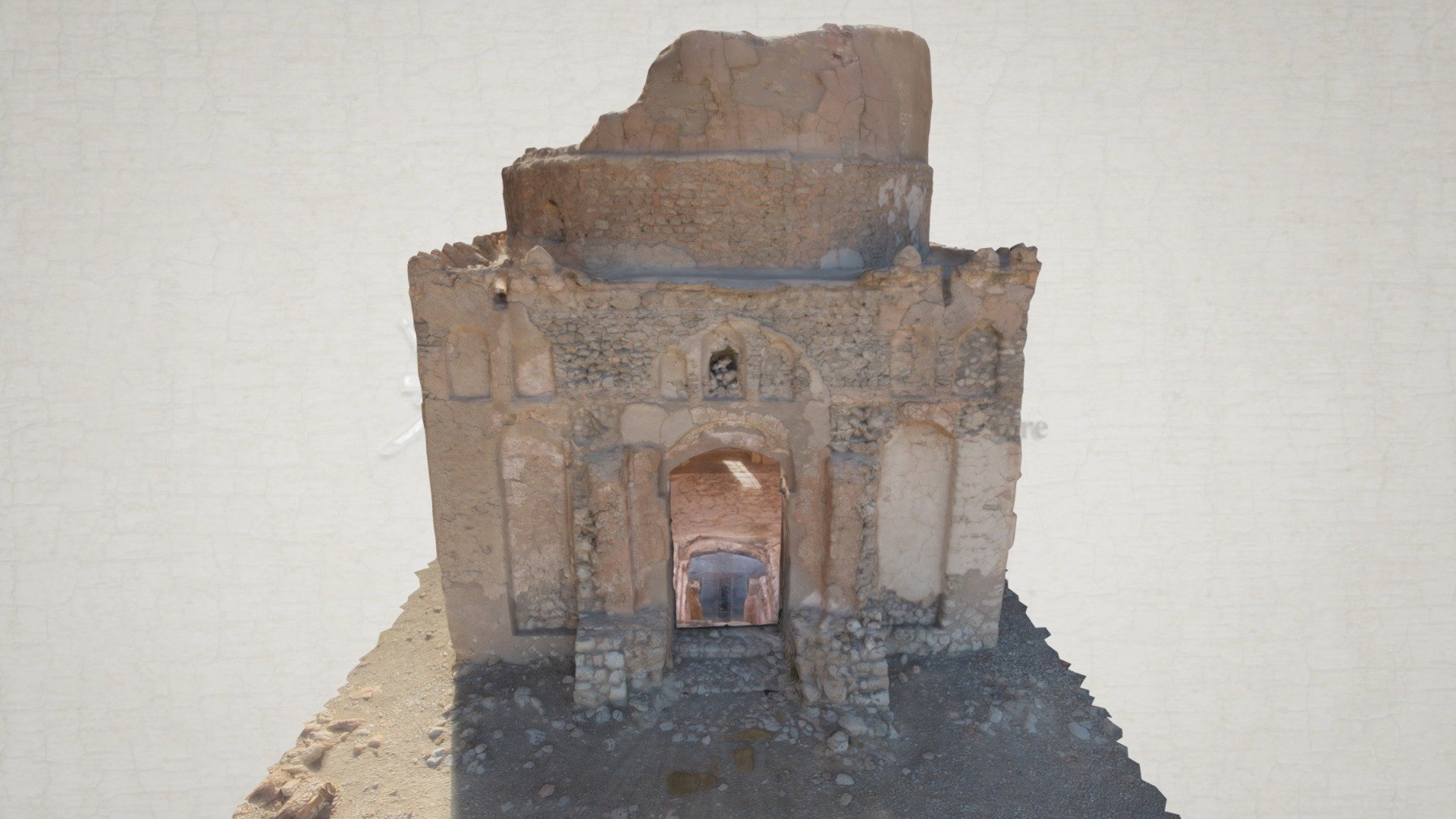 Bibi Maryam mausoleum 3D Model Download - Game Ready Asset | Open3DSea