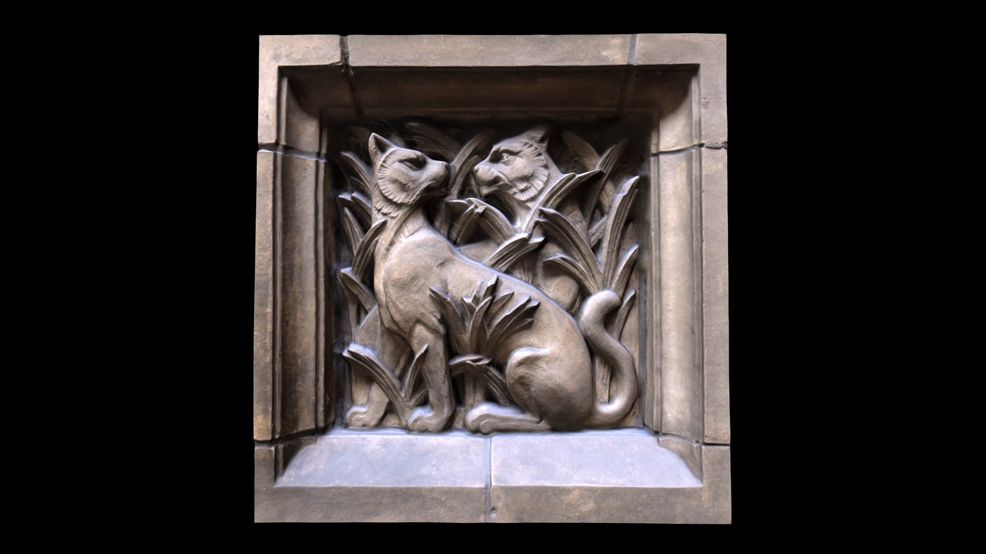 Detail, Hintze Hall (Cats) - OPEN3DSEA