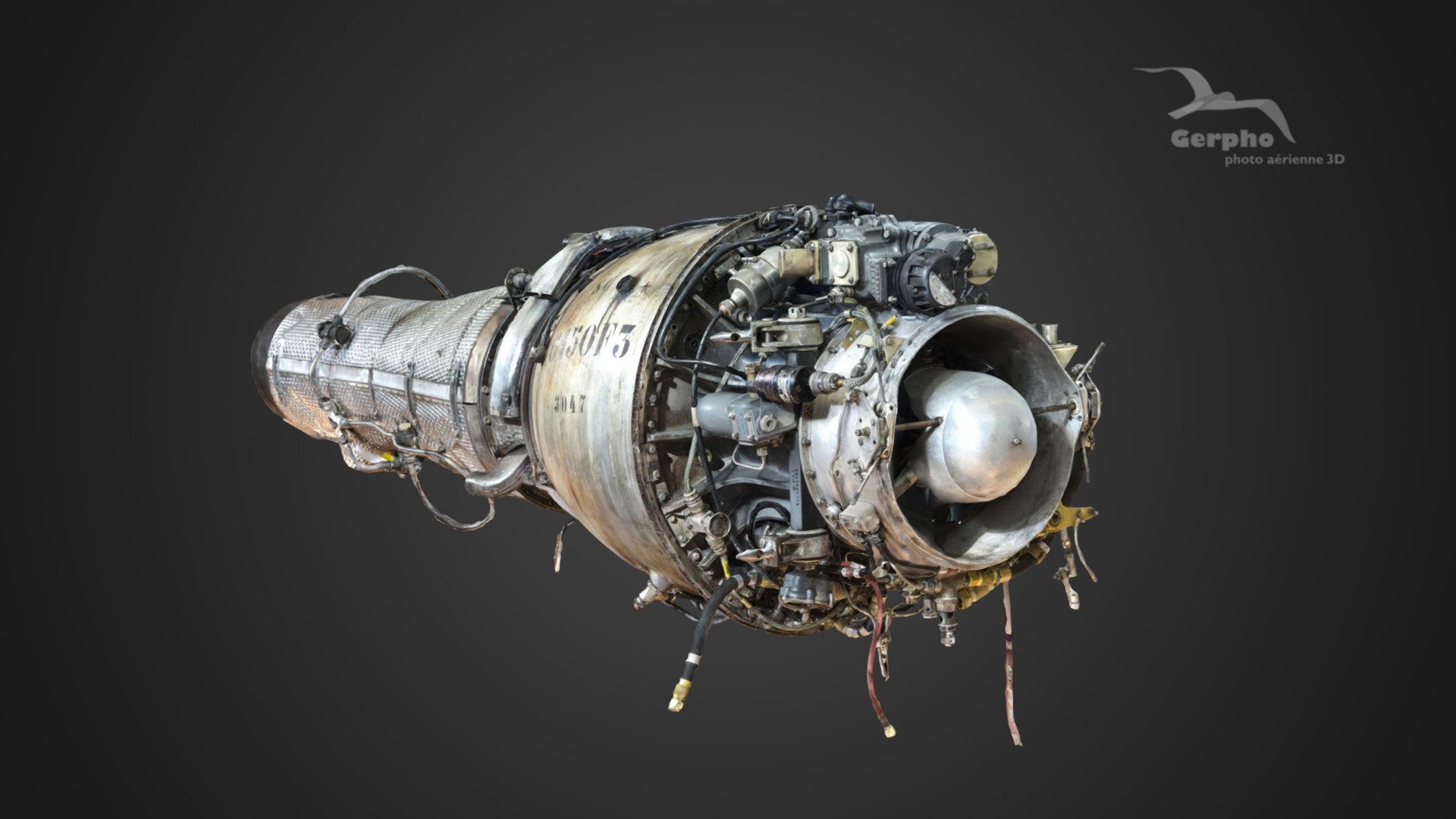 Marbore jet engine (3D photo) - OPEN3DSEA