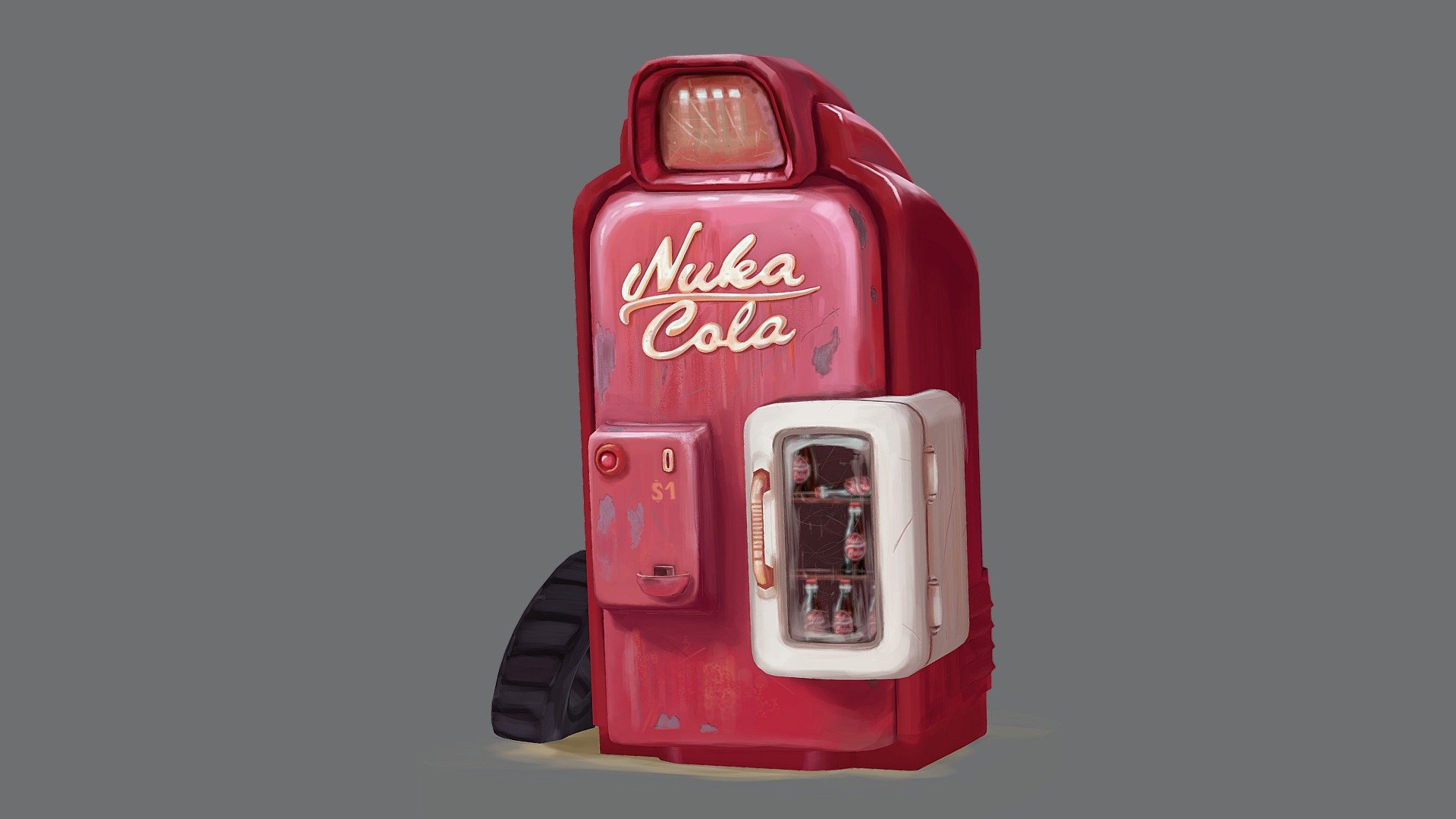 Nuka-Cola vending machine - OPEN3DSEA