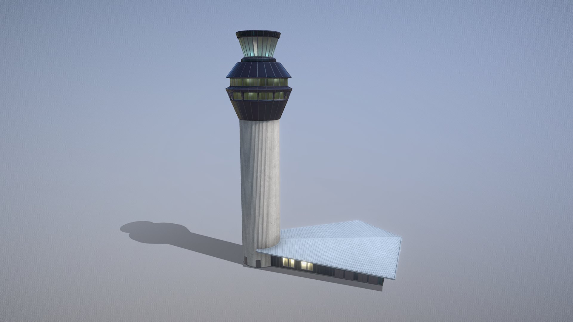 Airport Control Tower EGCC - OPEN3DSEA