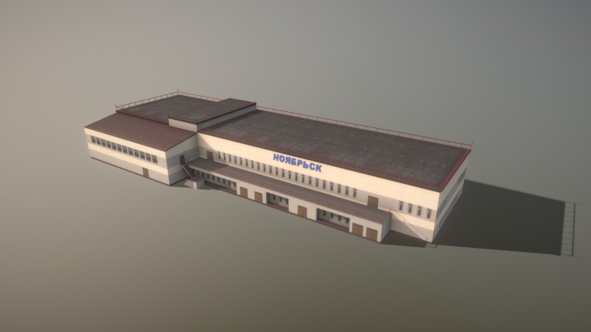 Airport Terminal USRO_Terminal_01 - OPEN3DSEA