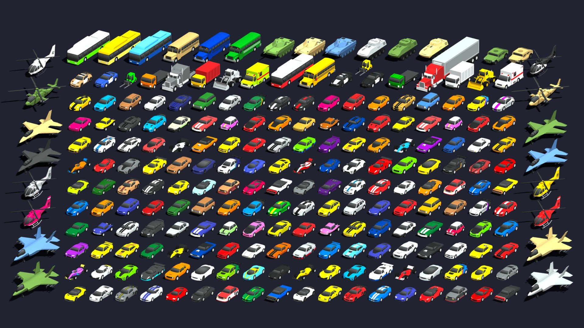 ARCADE: Ultimate Vehicles Pack - OPEN3DSEA