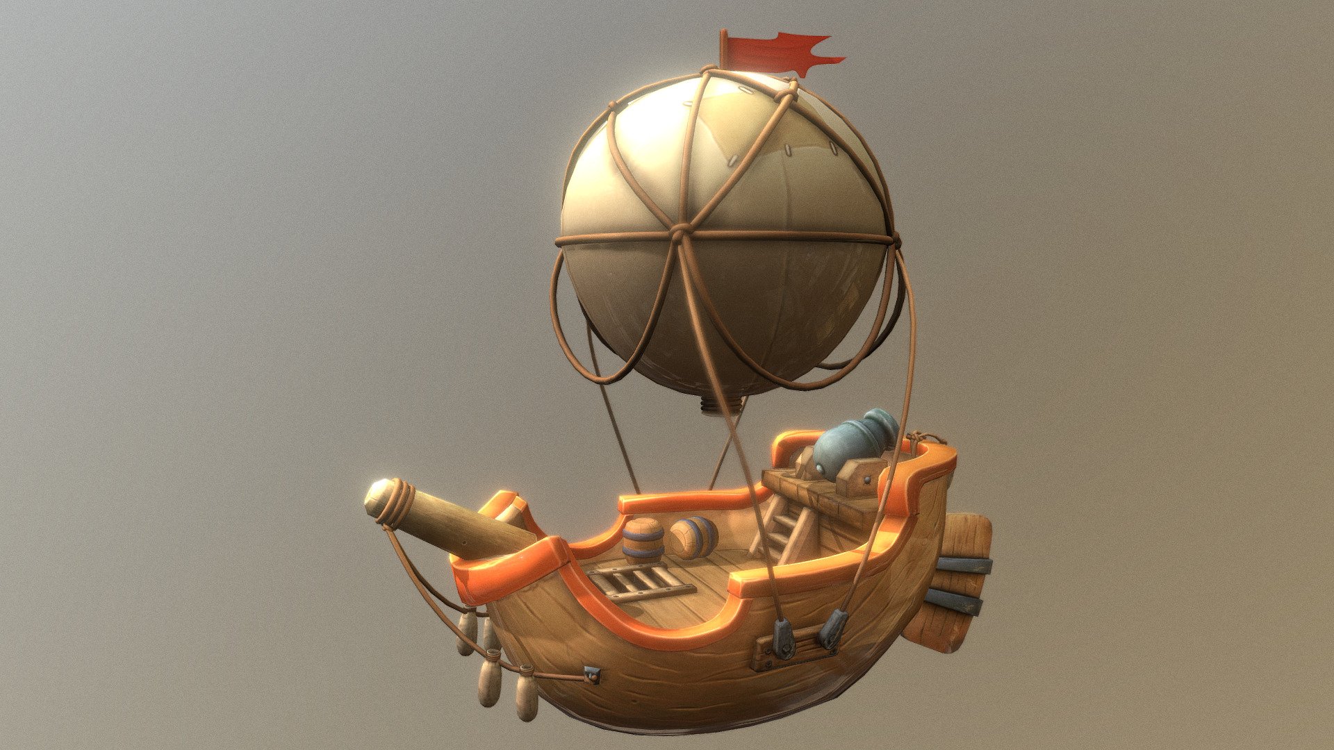 Balloon Boat - OPEN3DSEA