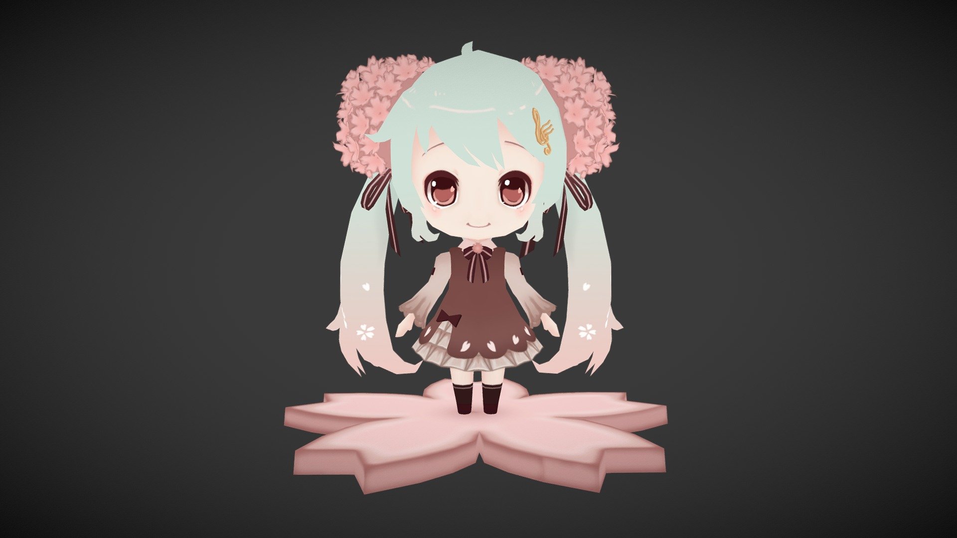 Chibi Chuko Miku - OPEN3DSEA