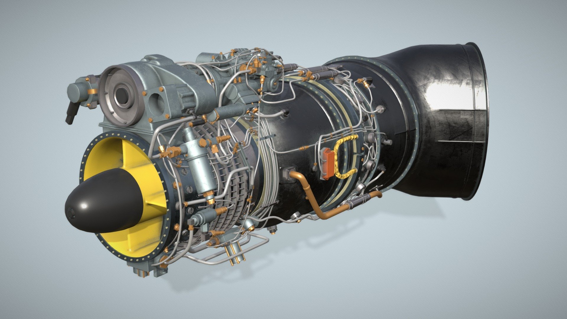 Helicopter_engine - OPEN3DSEA