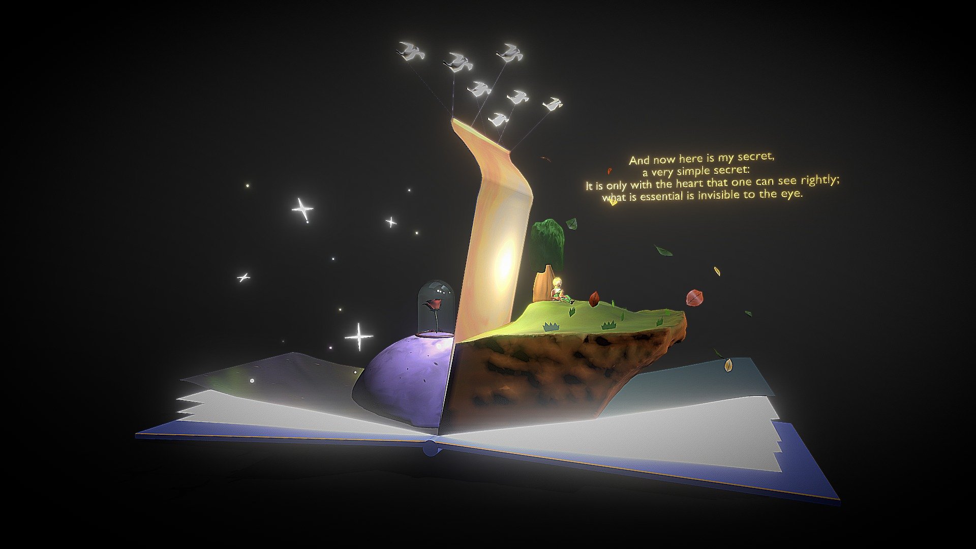 Little Prince Pop Up Story Book - OPEN3DSEA