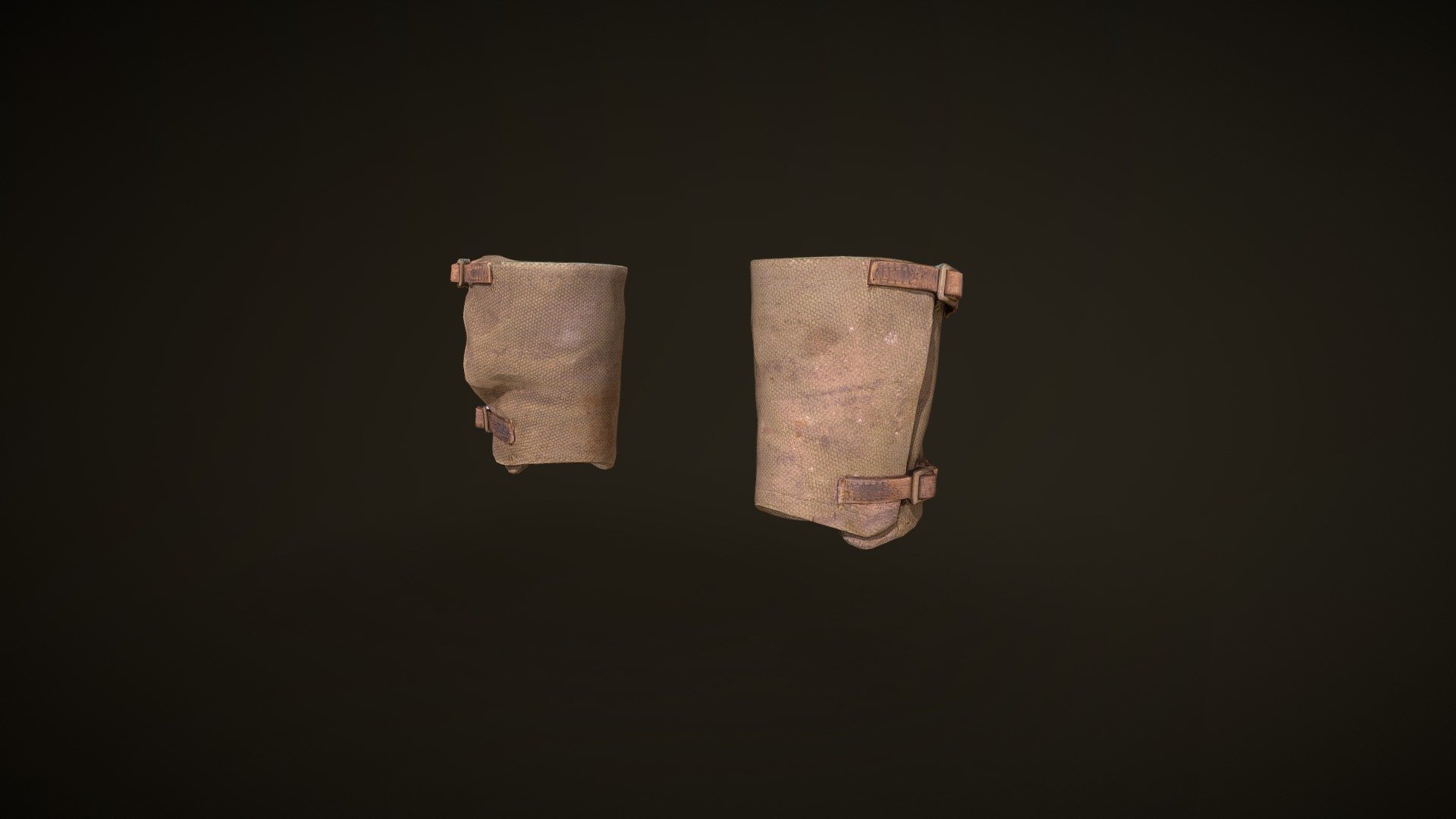 1949 Pattern Battle Dress Officers Puttees - OPEN3DSEA