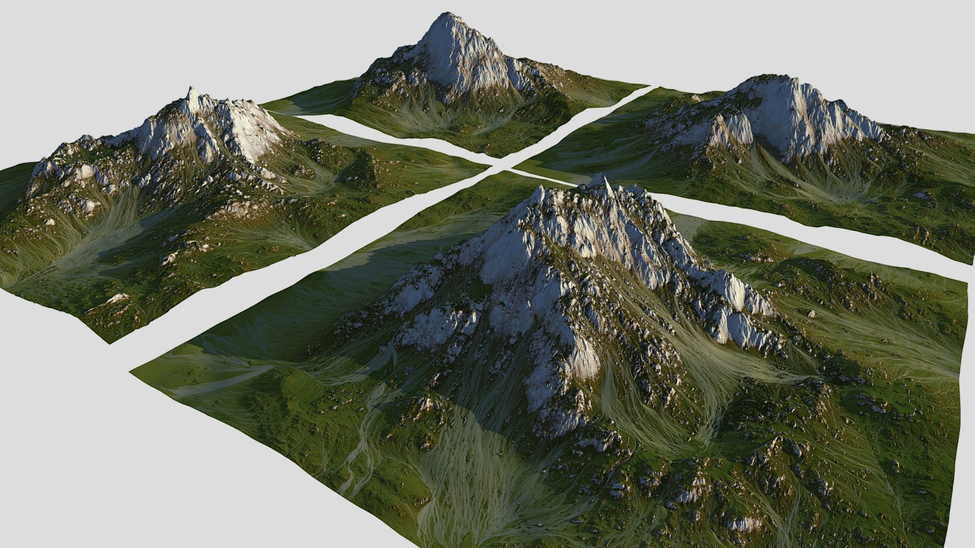 Green Mountain Pack (World Machine) - OPEN3DSEA