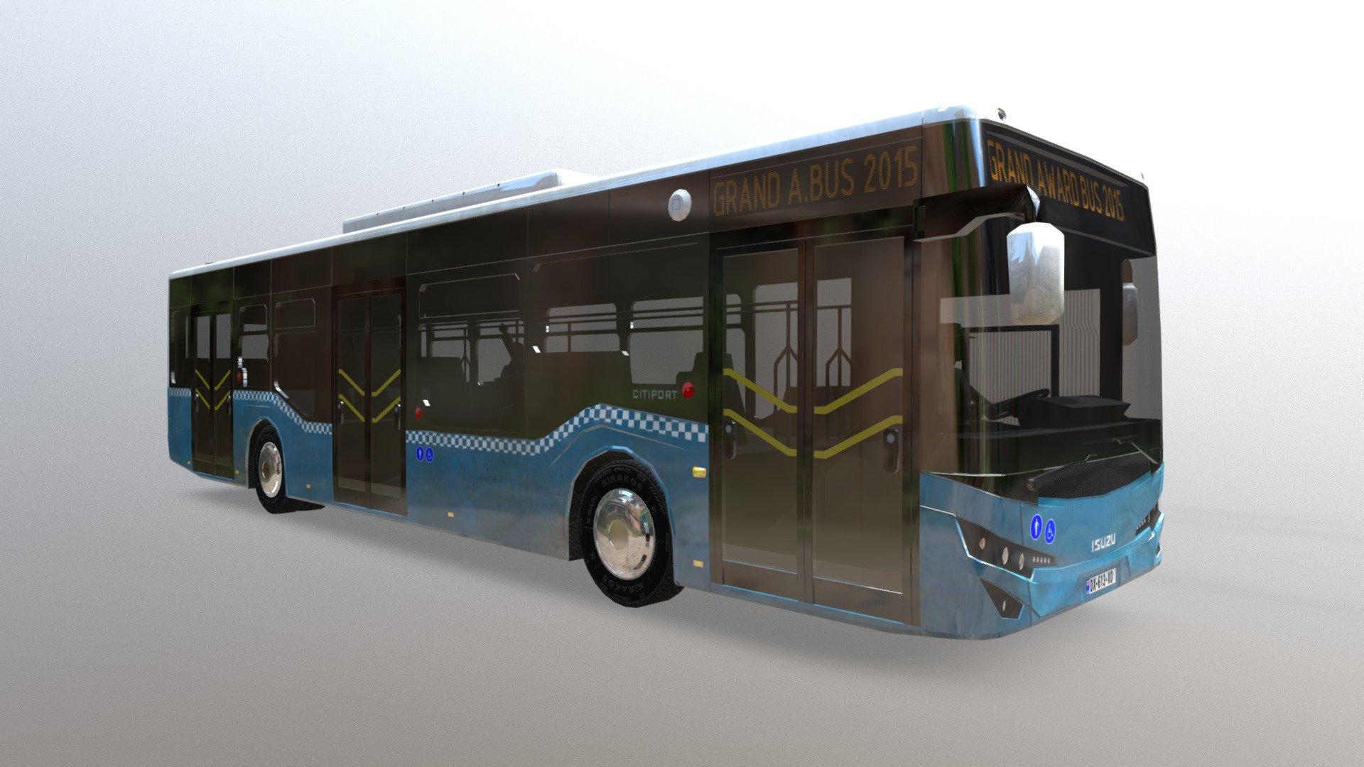 ISUZU Citiport Bus - OPEN3DSEA