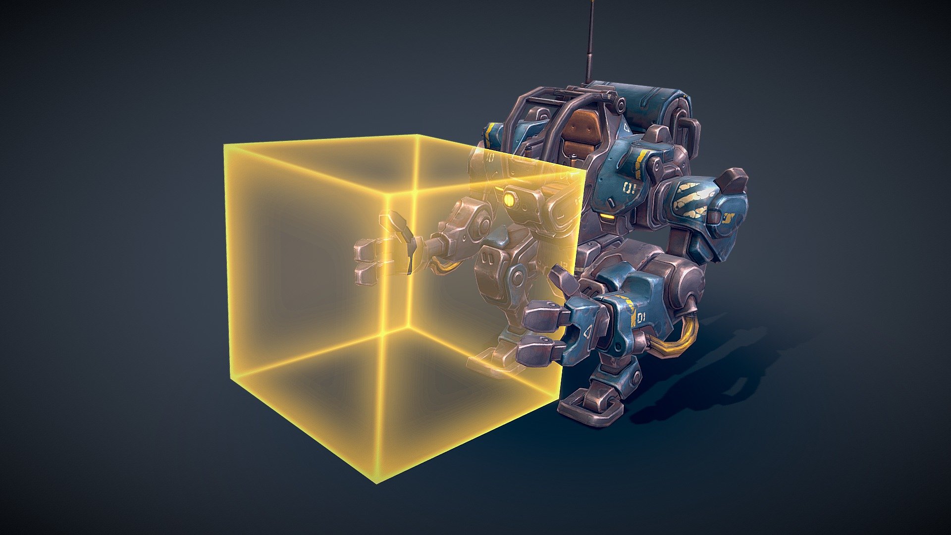 Mech Constructor: The Worker - OPEN3DSEA