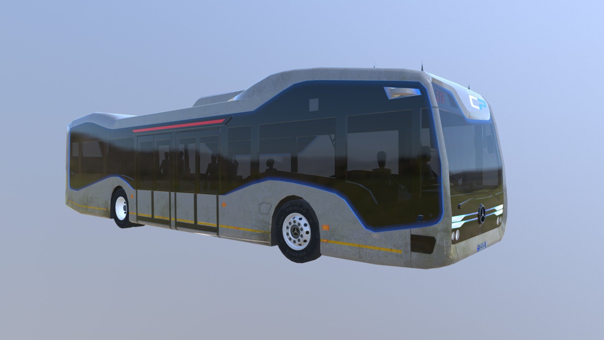 Mercedes- Benz Future Bus - OPEN3DSEA