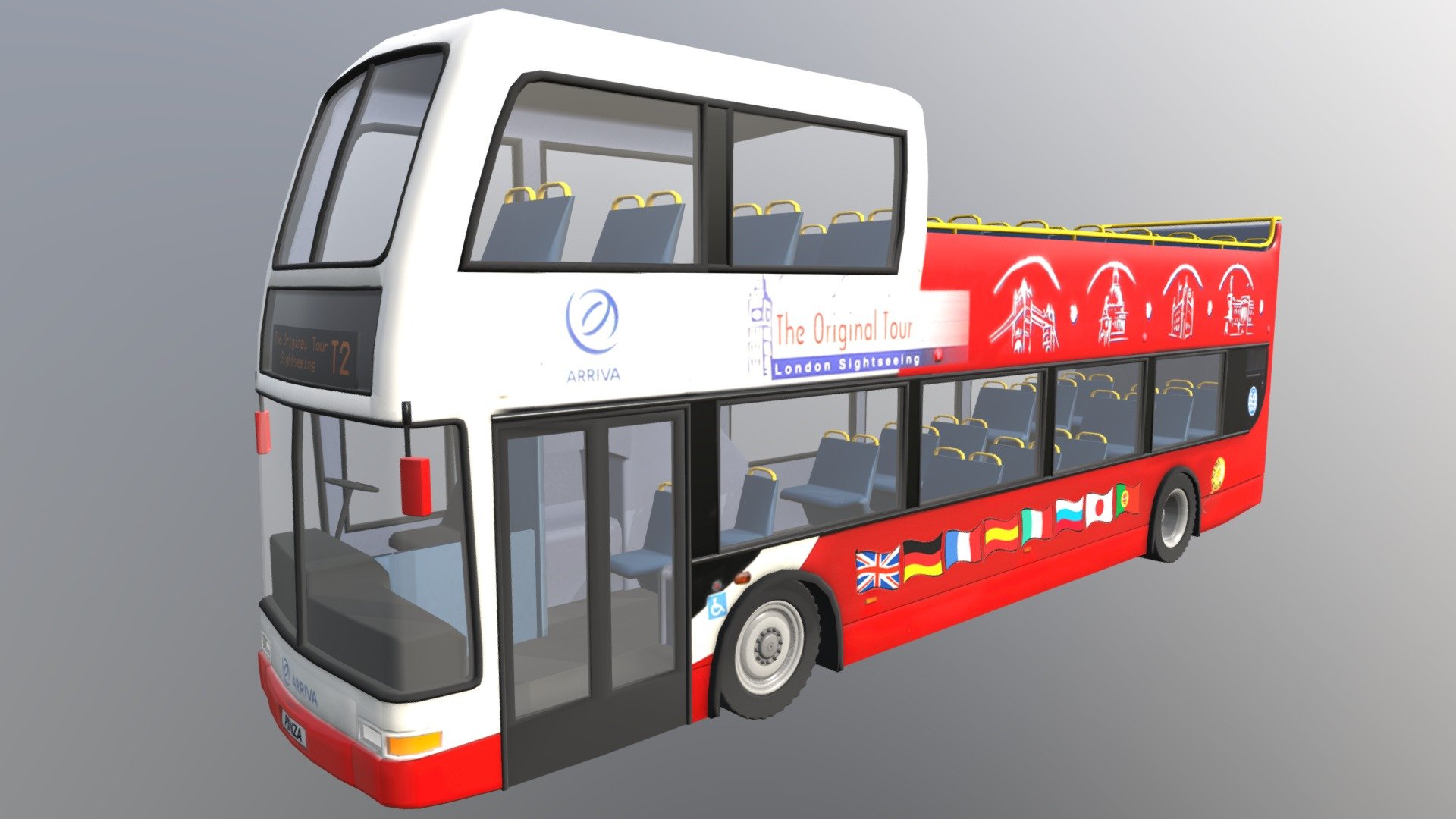 Tourist Bus - OPEN3DSEA